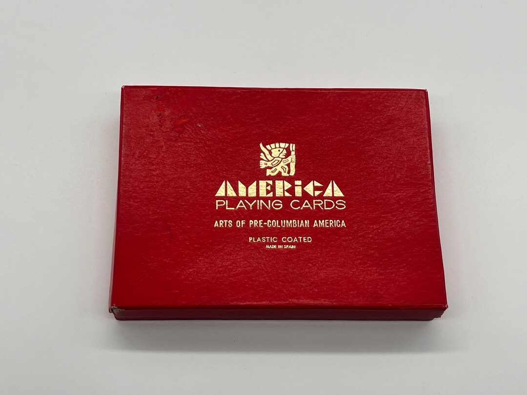 Vintage (1960) America Playing Cards (arts of Pre-columbian America ...