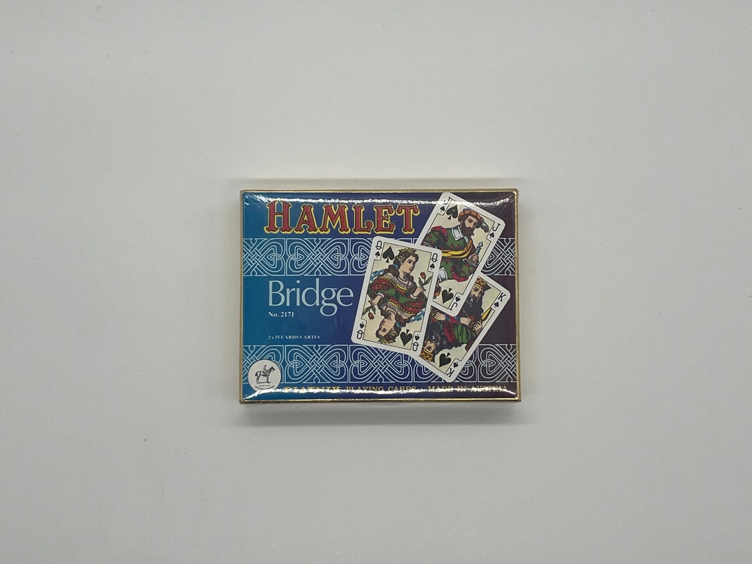 Vintage Hamlet Bridge Double Deck Playing Cards by Piatnik (published ...