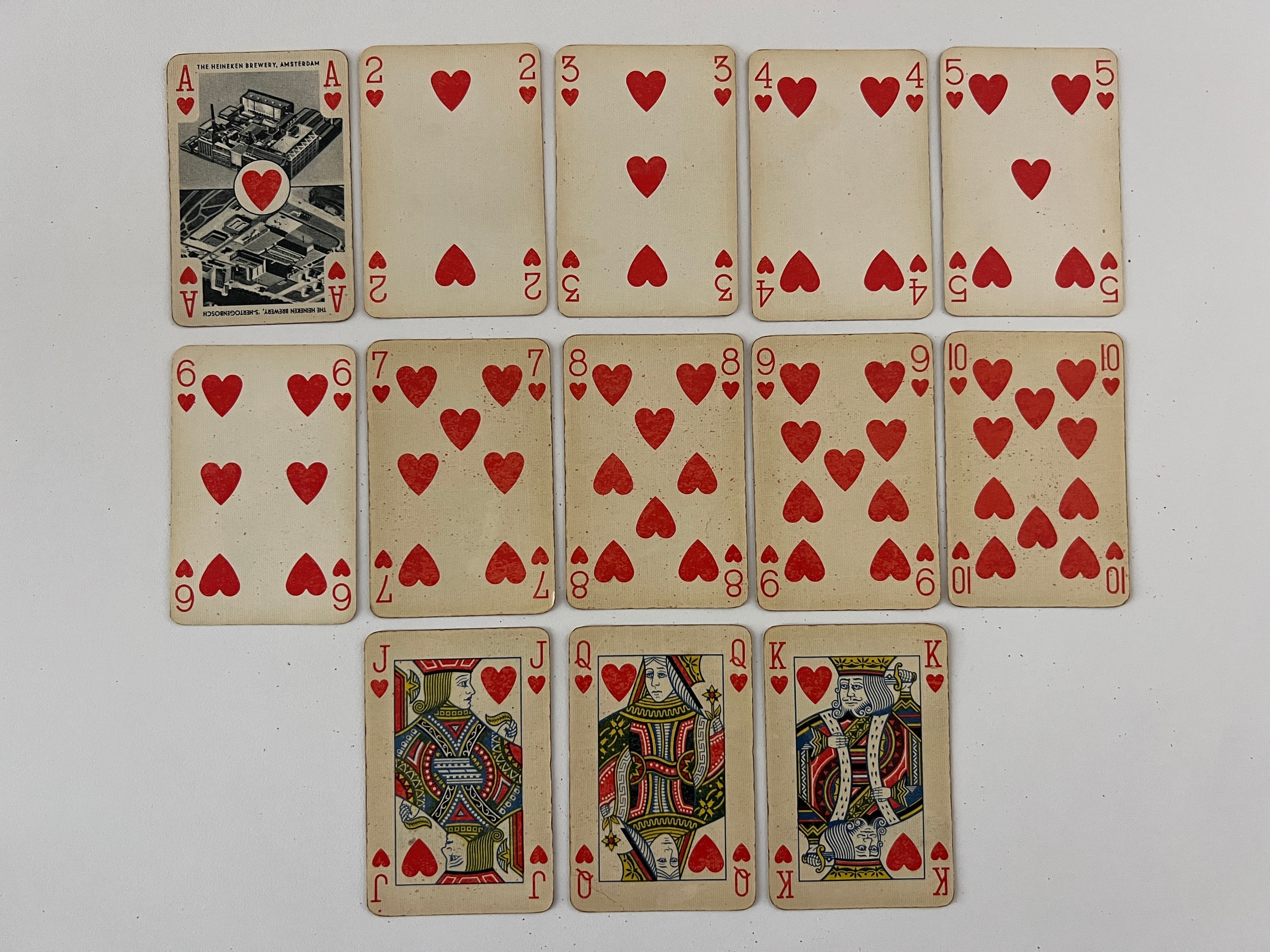 RARE Heineken Holland Playing Cards 1960s Complete 55 Cards published ...