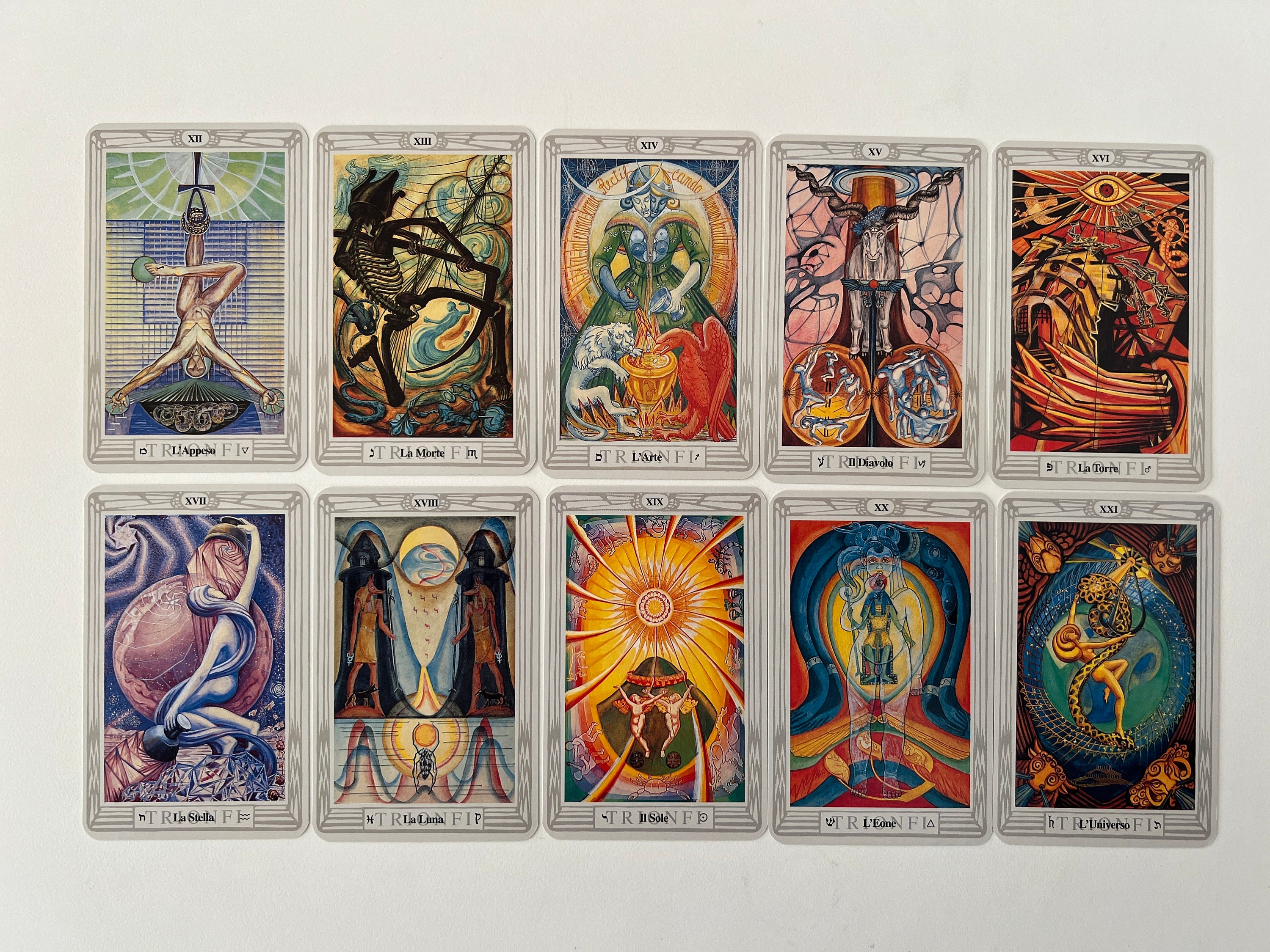 Vintage 2001 Aleister Crowley Tarot Thoth Tarot - Etsy