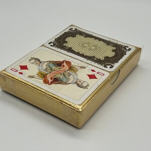 Vintage Rococo Double Deck Playing Cards by Piatnik Published in ...