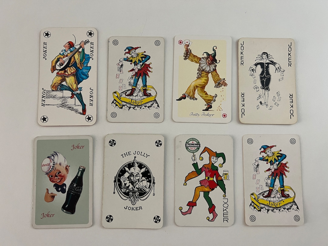 Vintage Joker Playing Cards - Single Card - Joker Collection - Swap ...