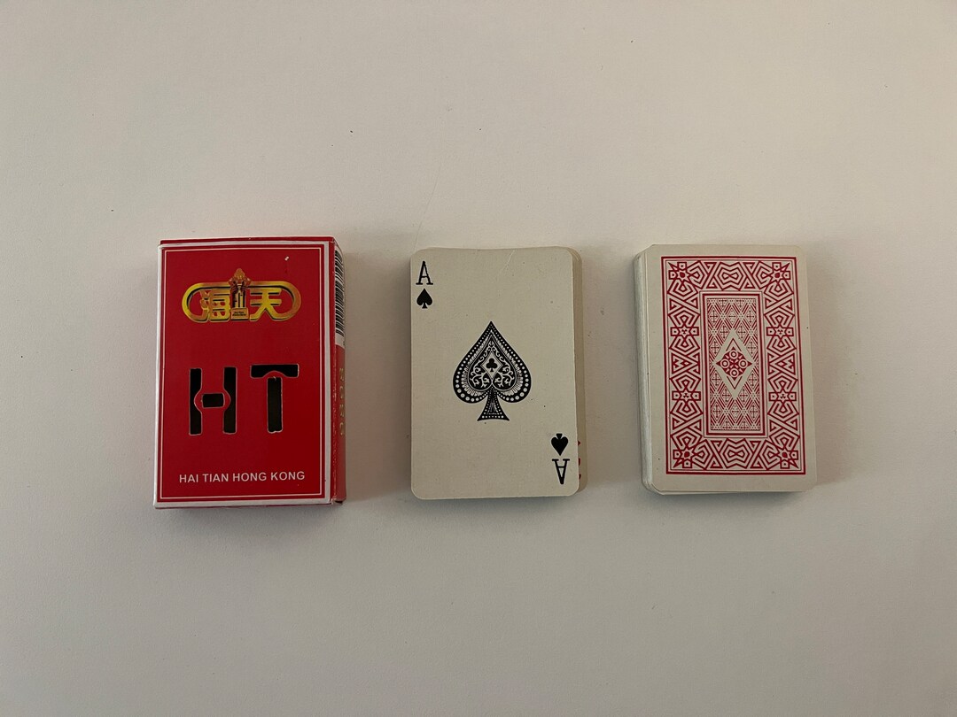 RARE (1990s) Hai Tian Hong Kong Playing Cards (poker Cards) Made in ...
