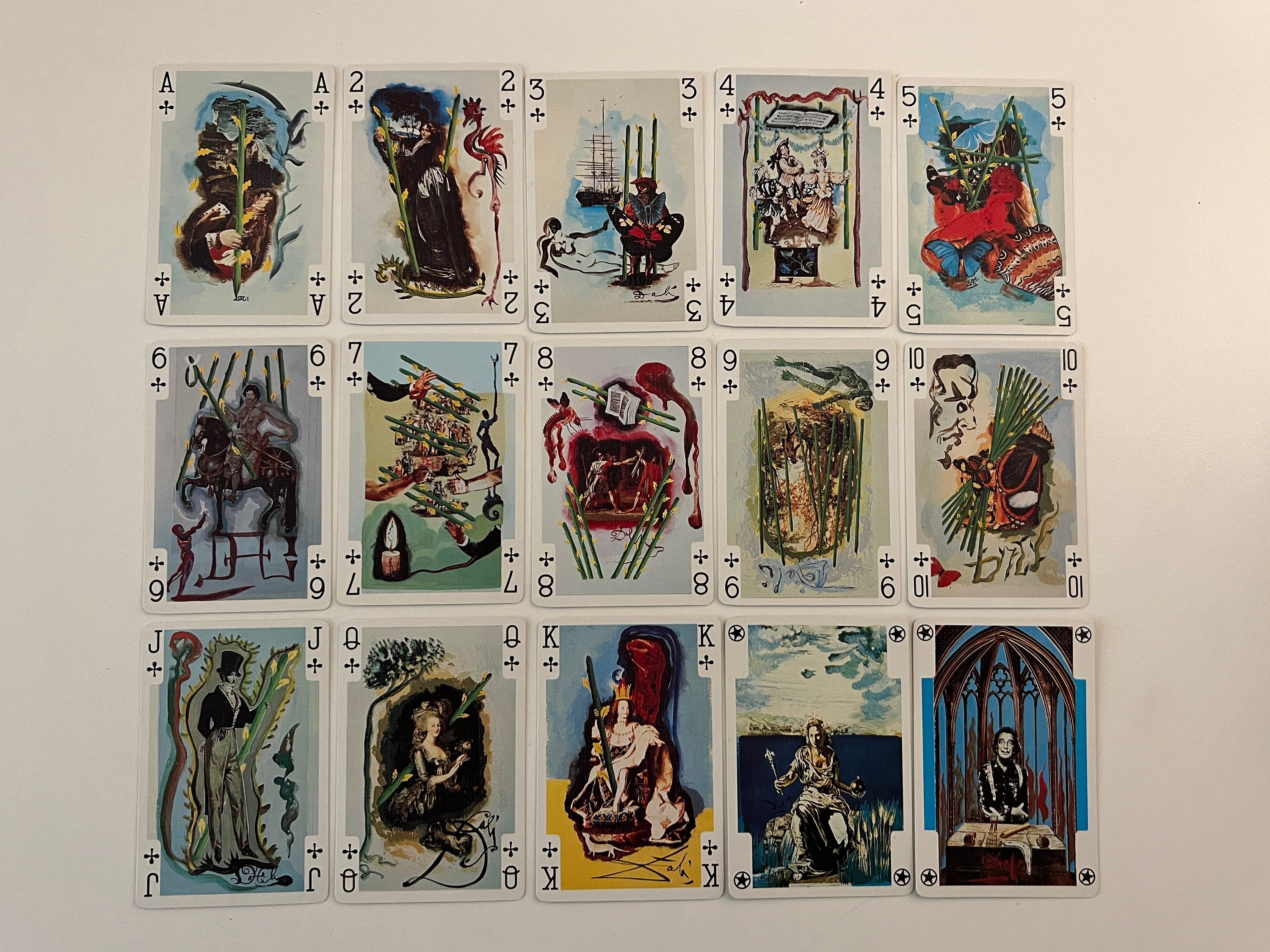 RARE Poker Tarot Dalí (original Illustrations From 1984) Playing Cards ...
