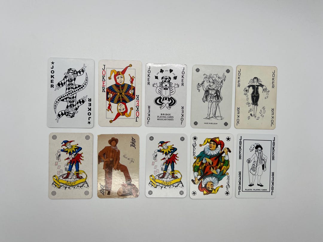Vintage Joker Cards classic Playing Cards Joker Card Collection ...