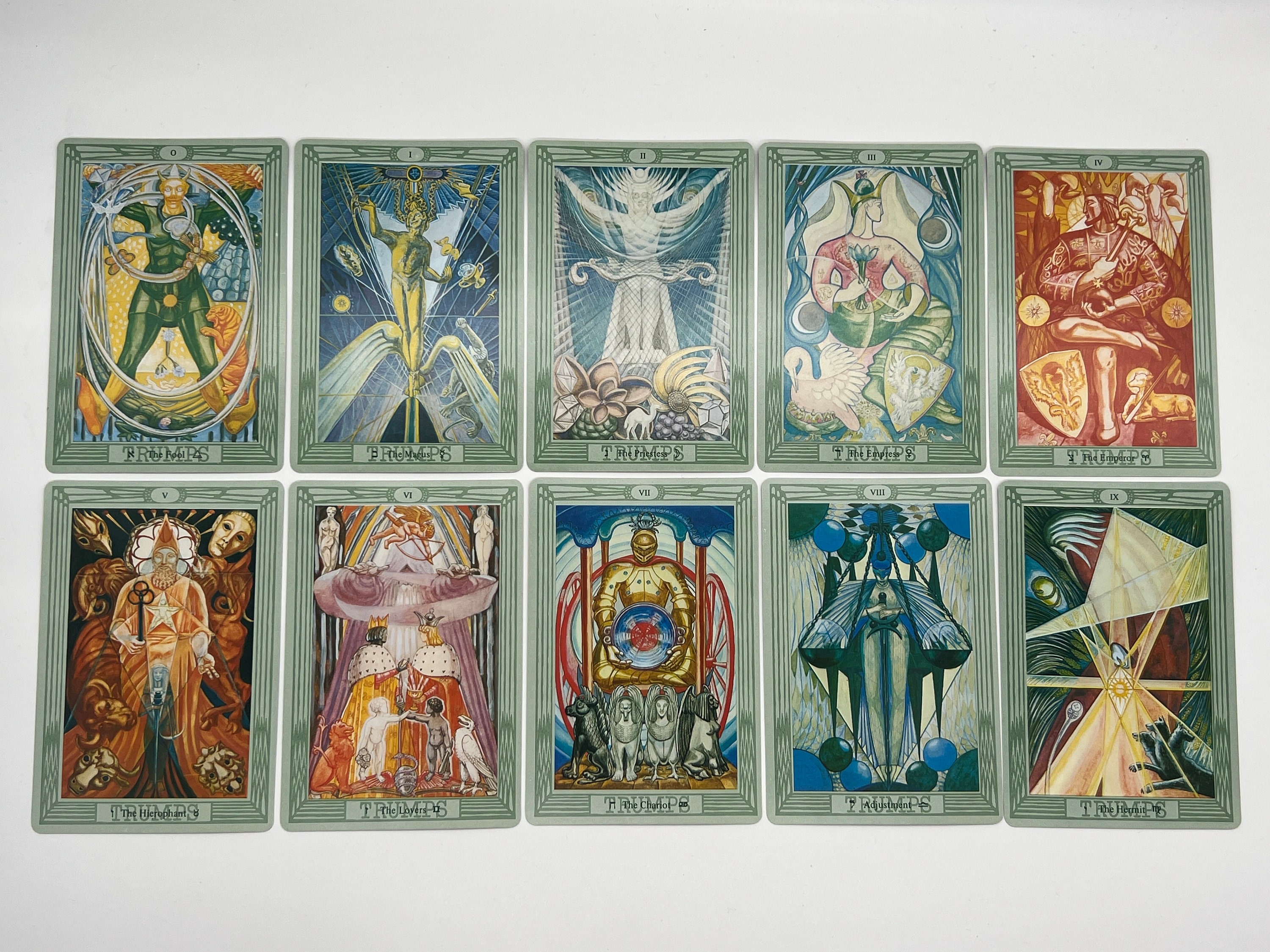 RARE Aleister Crowley Thoth Tarot Deck ordo Templi Orientis - Etsy Ireland