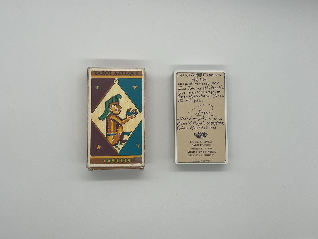 Vintage (1986) Grand Tarot Imperial Azteque (first Edition) by Piatnik ...