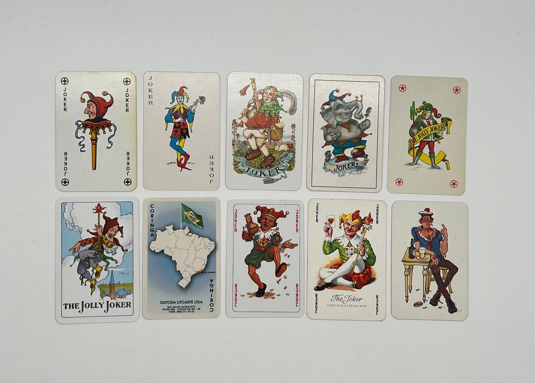 Vintage Joker Cards classic Playing Cards Joker Card Collection ...