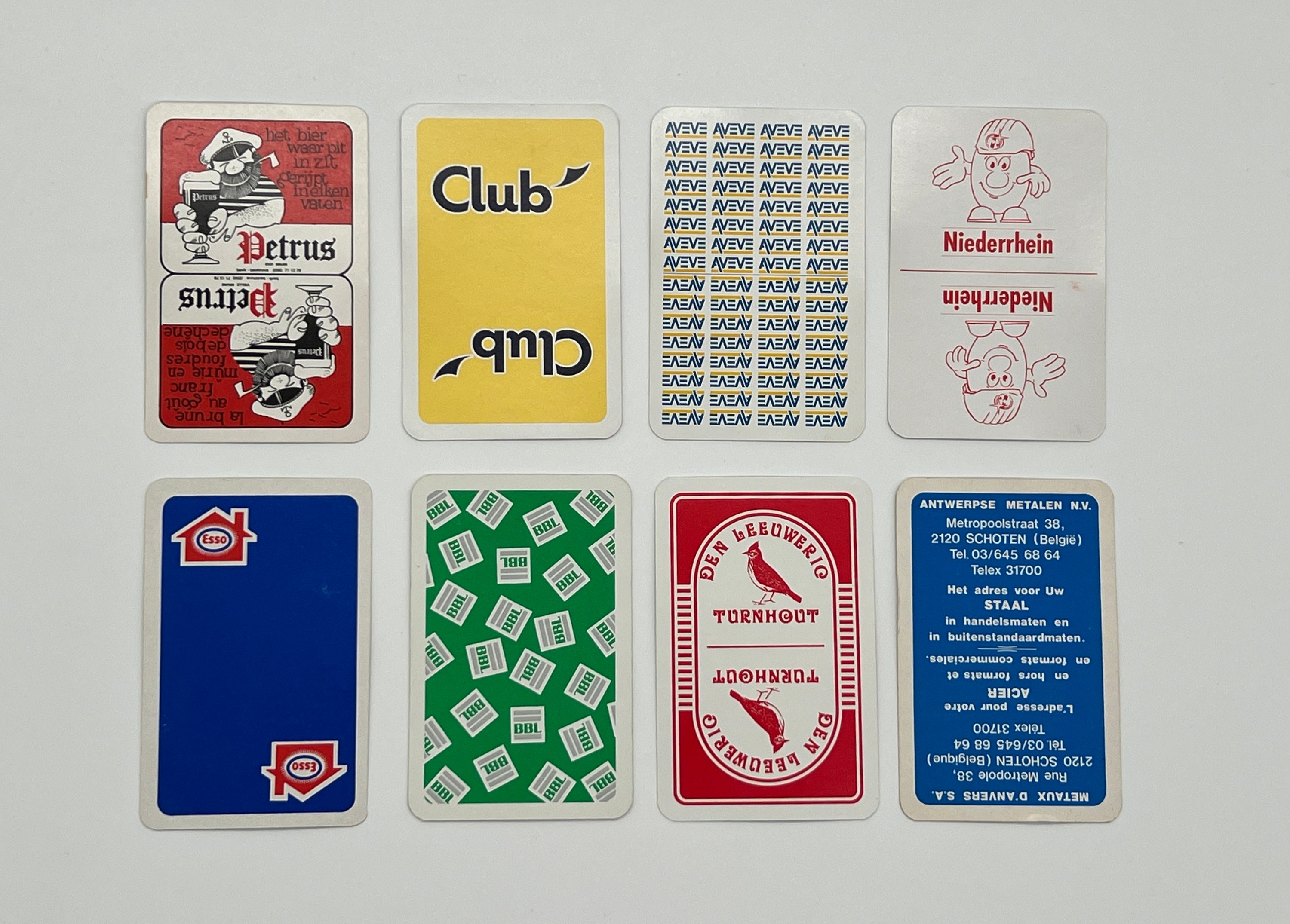 Set of Vintage Joker Cards classic Playing Cards Joker Card - Etsy