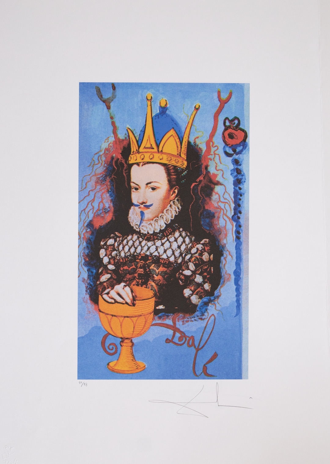 Salvador Dalí (after) Queen of Cups: Dalí Tarot Cards (offset ...