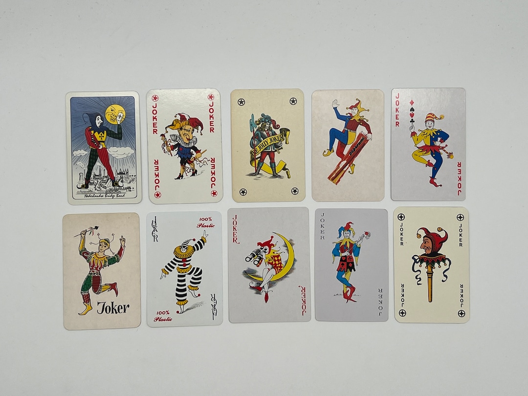 Vintage Joker Cards classic Playing Cards Joker Card Collection ...