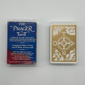 First Edition (1980) the Prager Tarot by Stuart R. Kaplan (published by ...