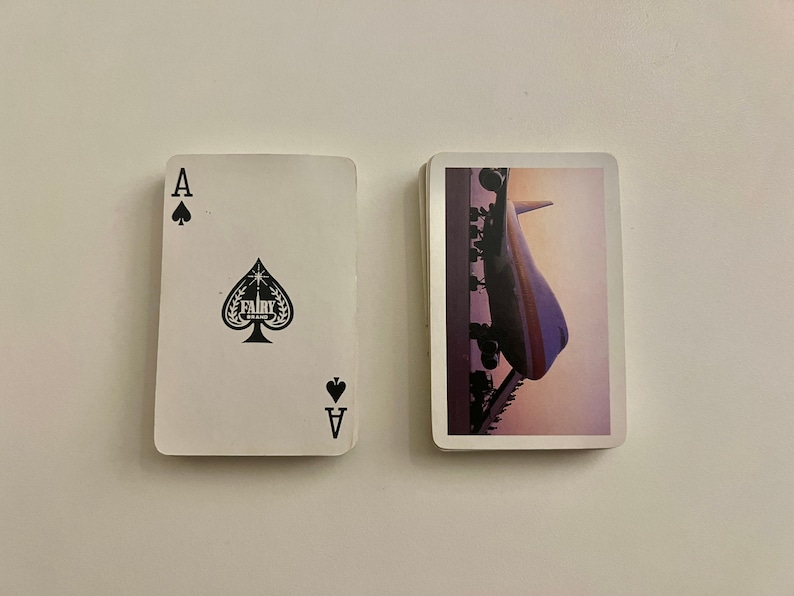 Vintage Fairy Brand Airplane Playing Cards Aircraft - Etsy