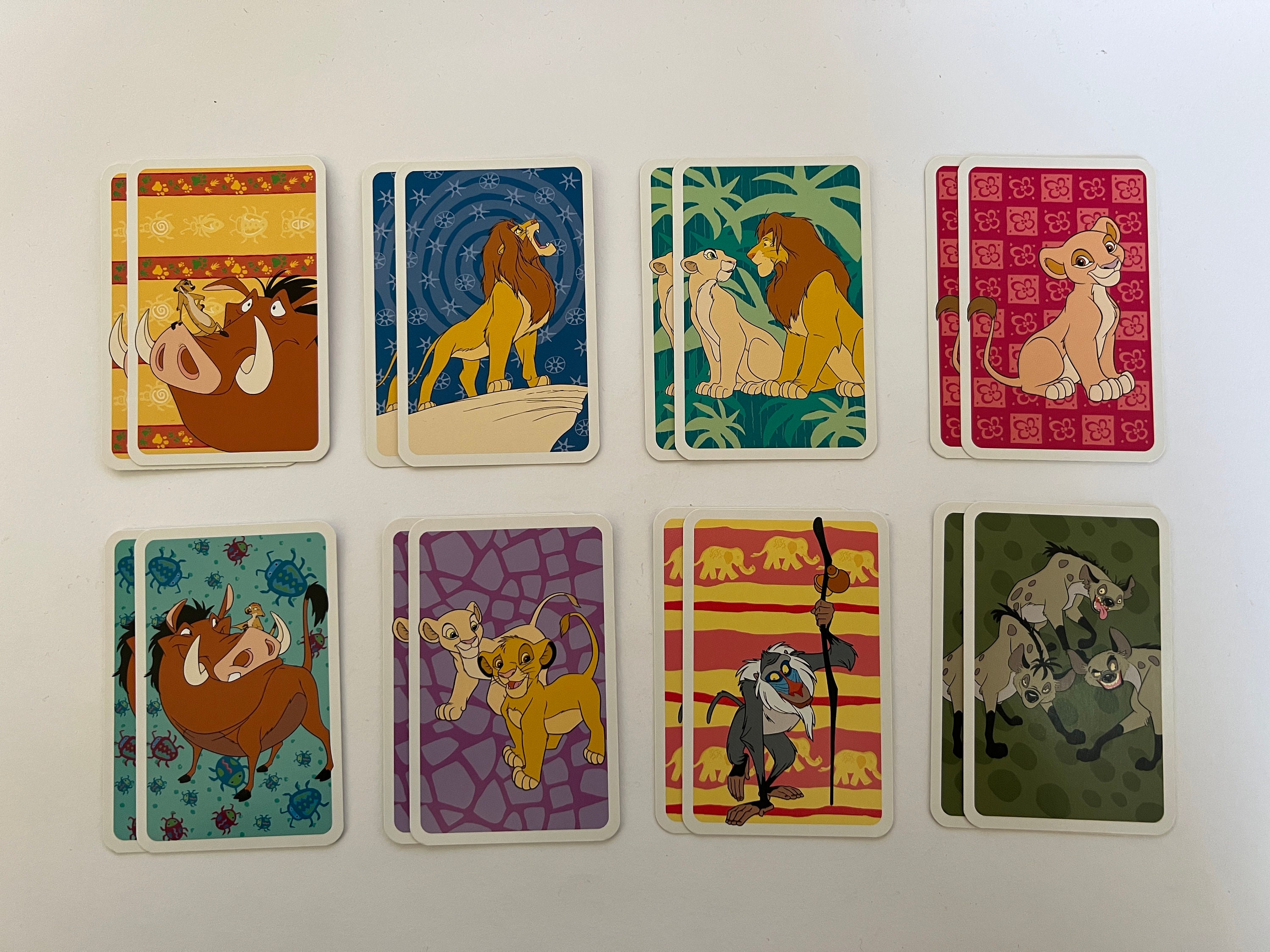 Vintage Disney Memory Match Game the Lion King disney Jeu De - Etsy