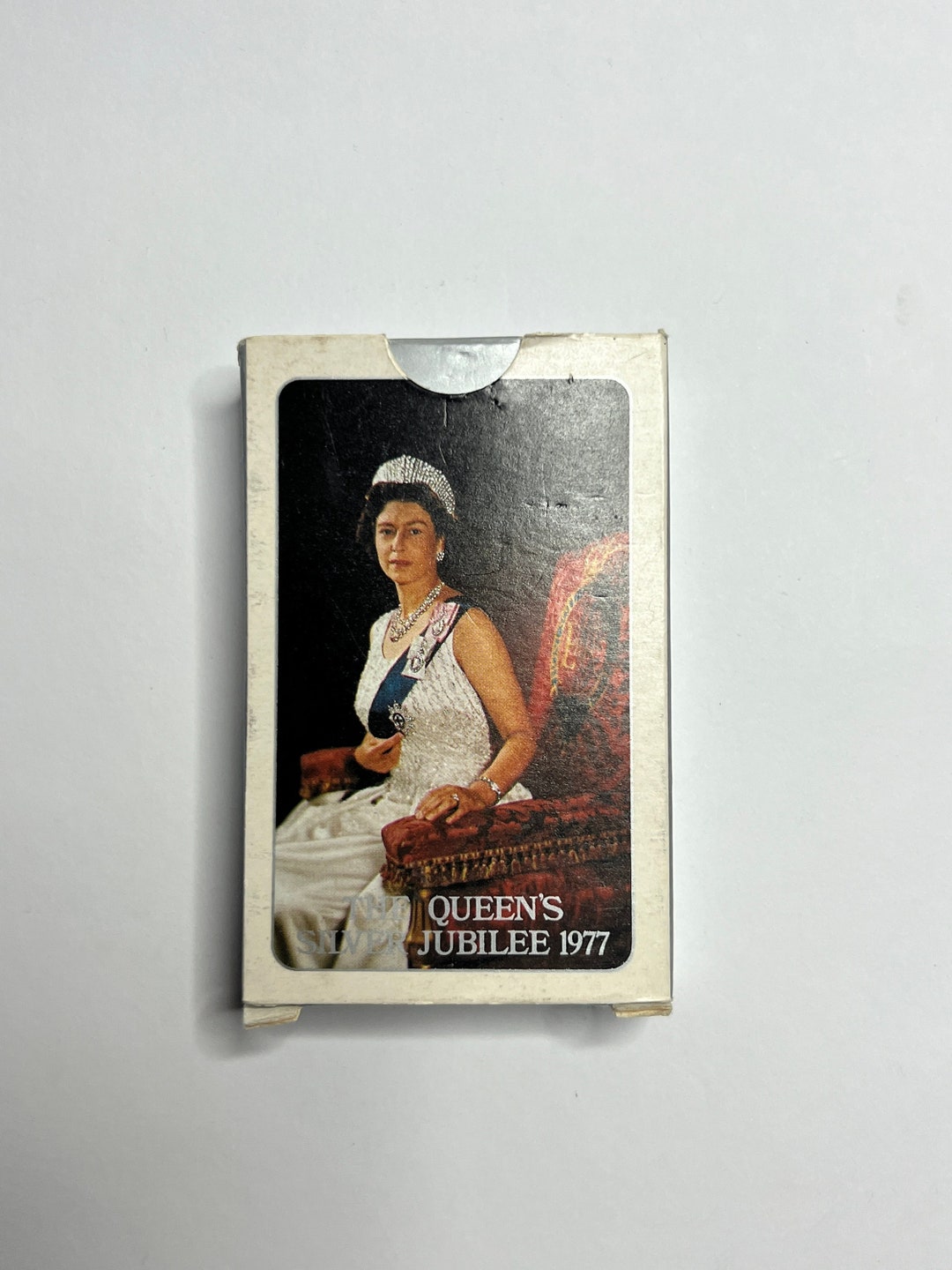 Vintage (1977) Queen Elizabeth II Silver Jubilee Playing Cards (english ...