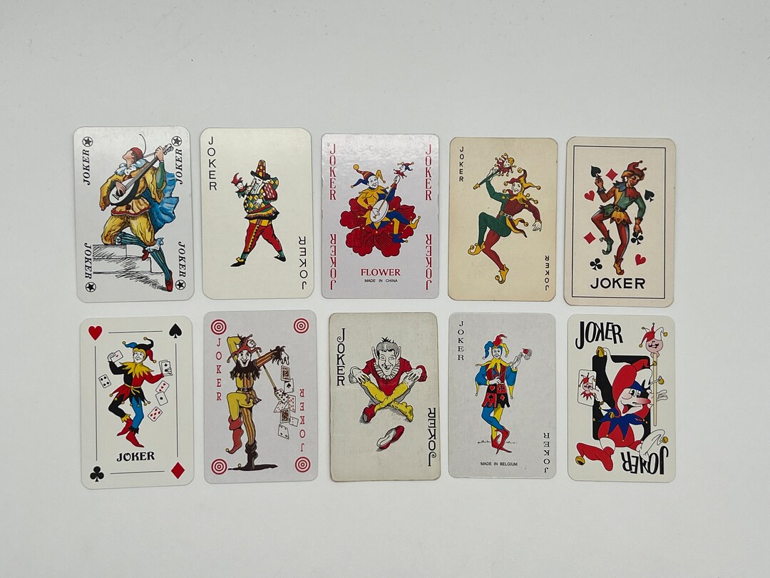 Vintage Joker Cards classic Playing Cards Joker Card Collection ...