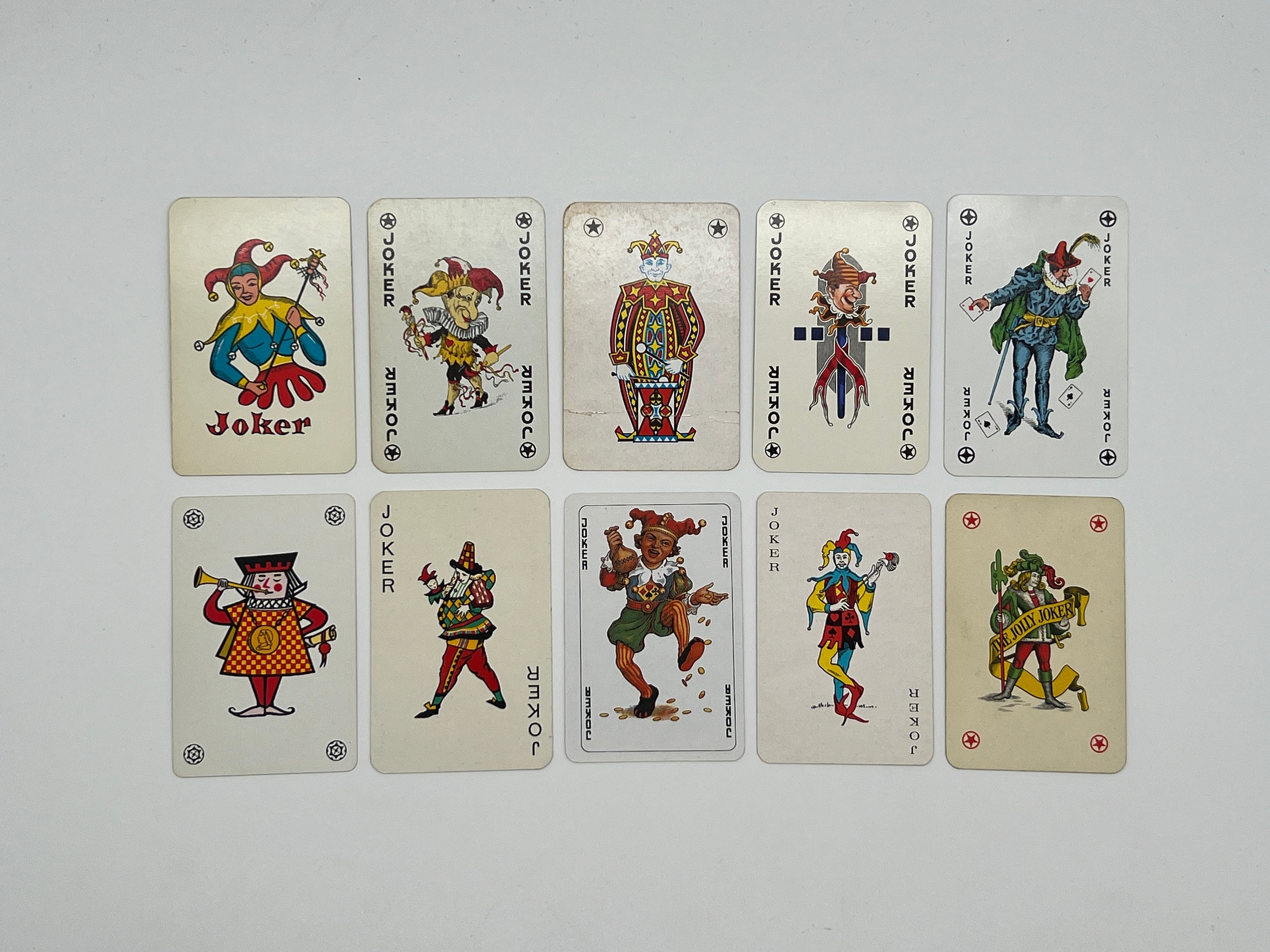 Vintage Joker Cards classic Playing Cards Joker Card Collection ...