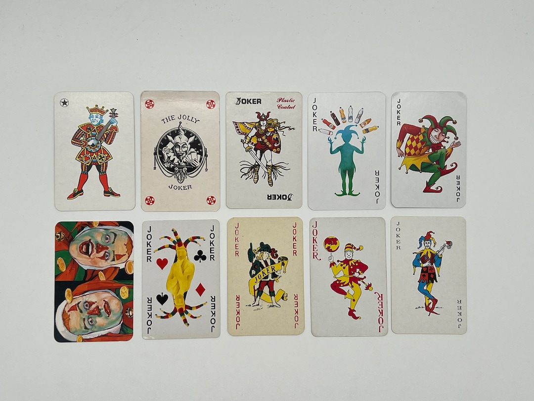 Vintage Joker Cards classic Playing Cards Joker Card Collection ...