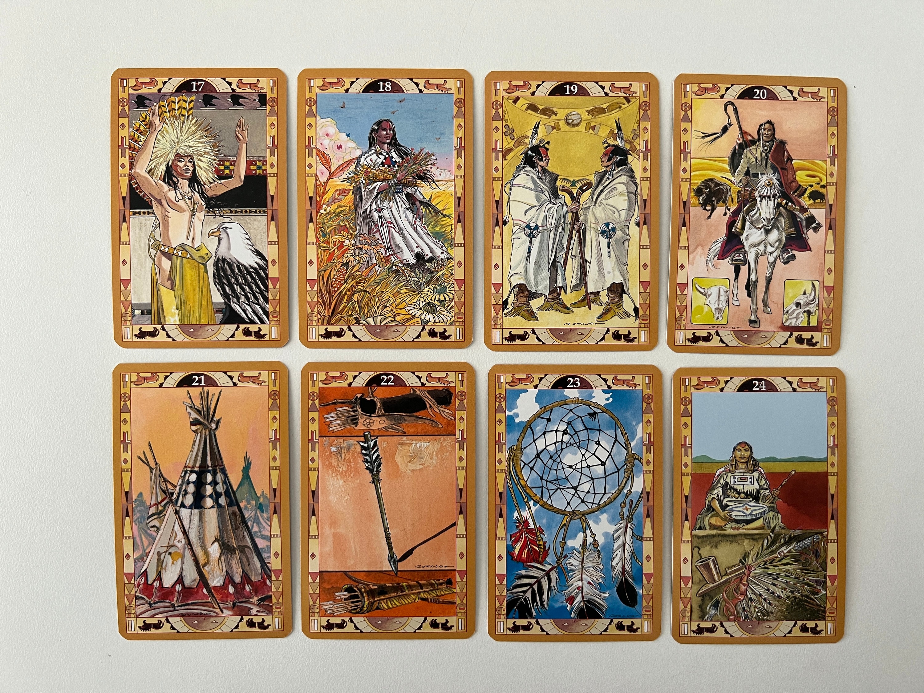 Vintage 2004 Oracle of Native Americans by Lo Scarabeo tarot RARE Deck ...