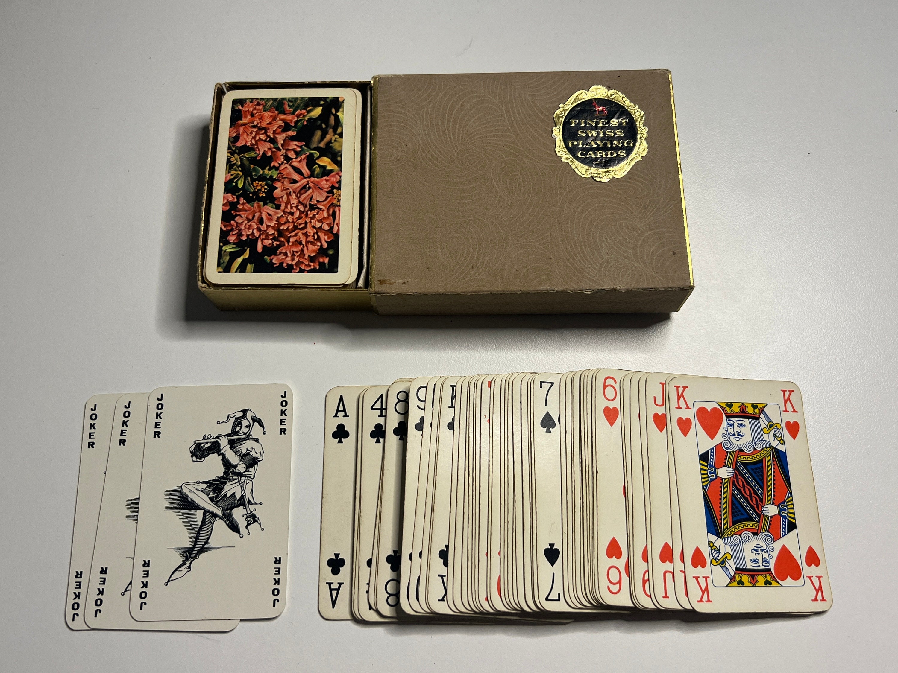 Vintage Finest Swiss Playing Cards european Playing Cards Published in ...