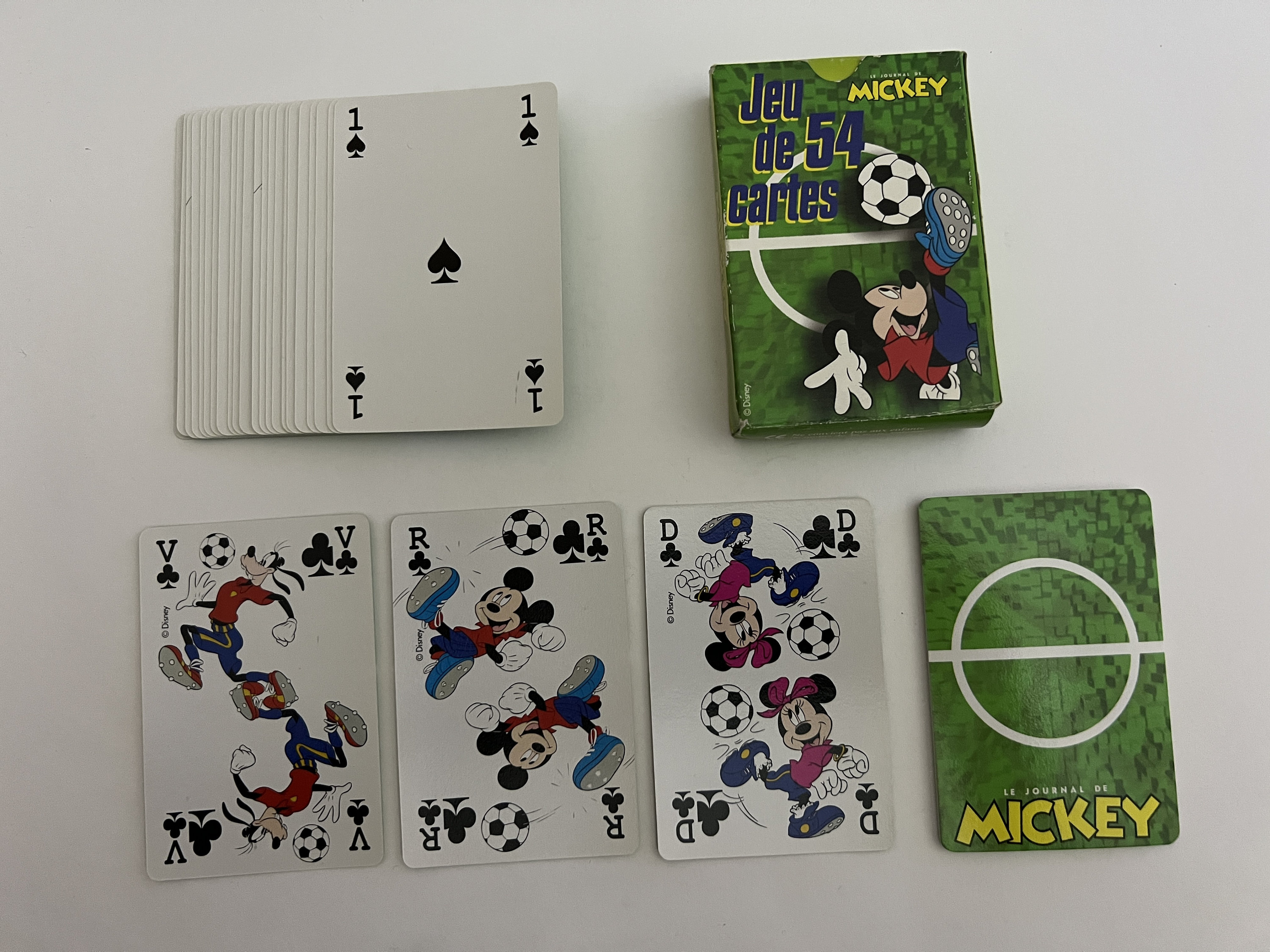 Vintage Mickey Mouse Playing Cards (walt Disney Playing Cards ...