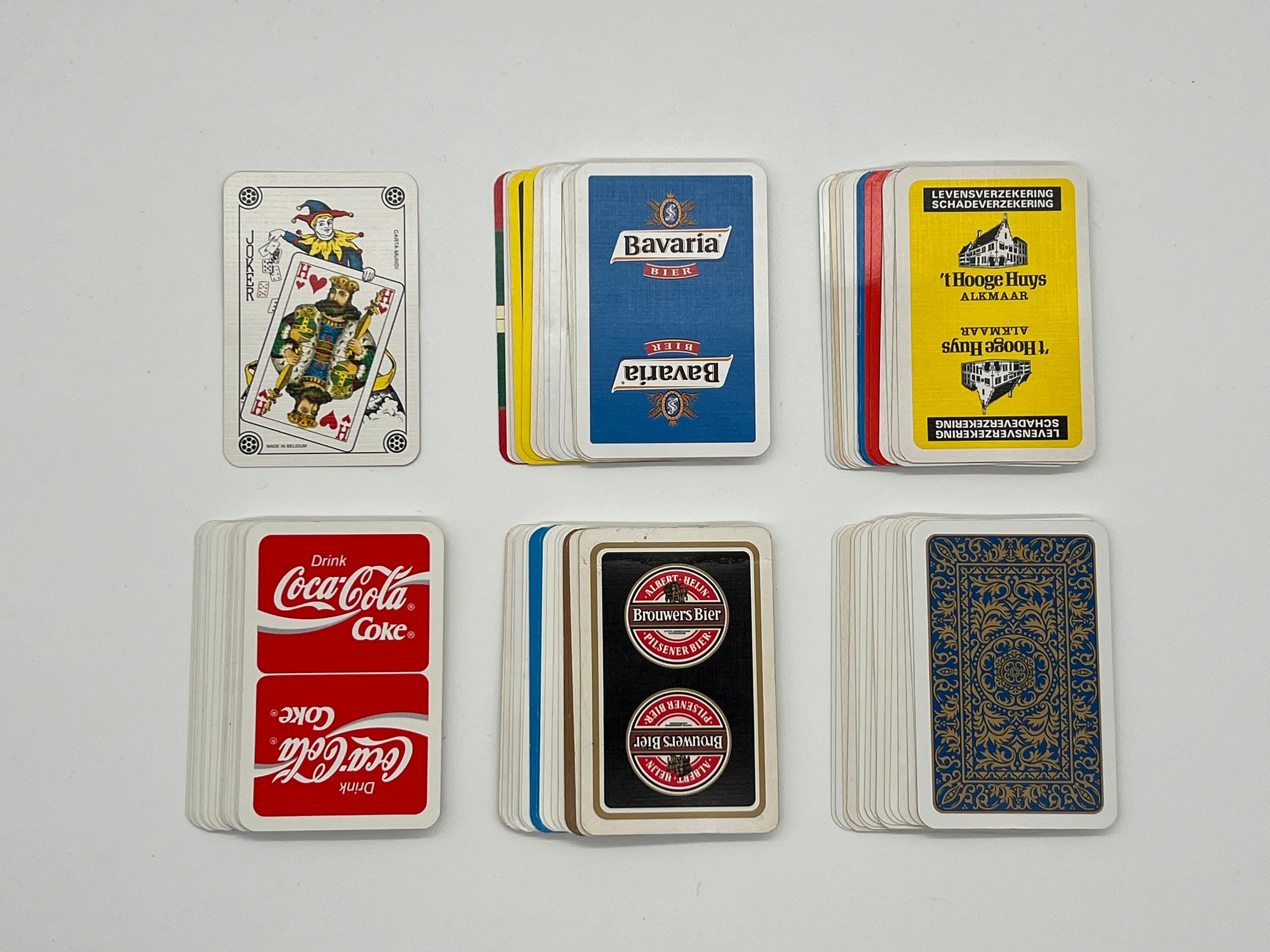 Set of Vintage Joker Cards classic Playing Cards Joker Card - Etsy