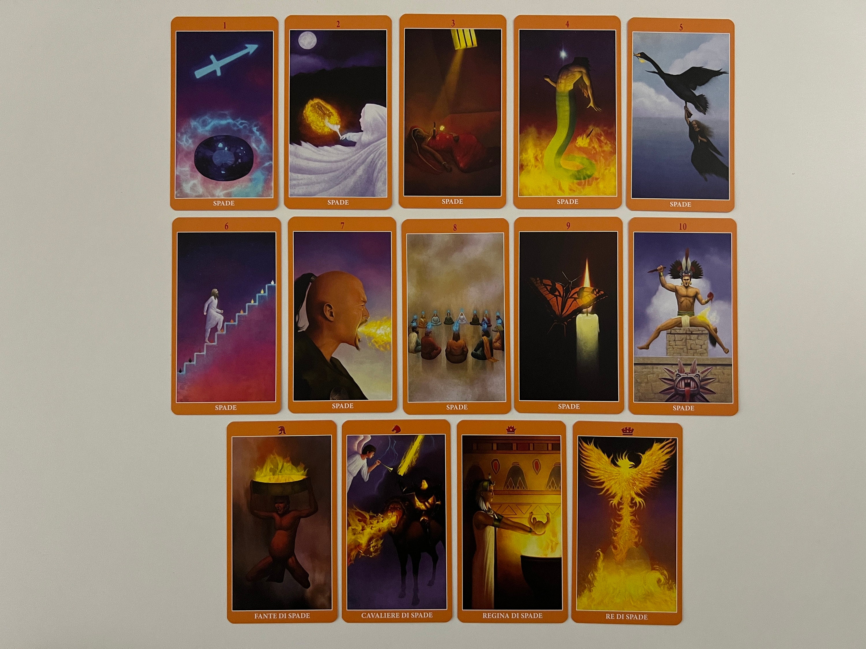 Tarocchi Del Fuoco fire Tarot by Floreana Nativo & Franco - Etsy