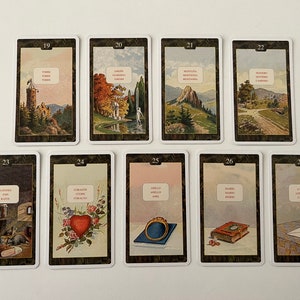 Vintage 2003 Sybil Lenormand sibilla Lenormand Published by Lo Scarabeo ...