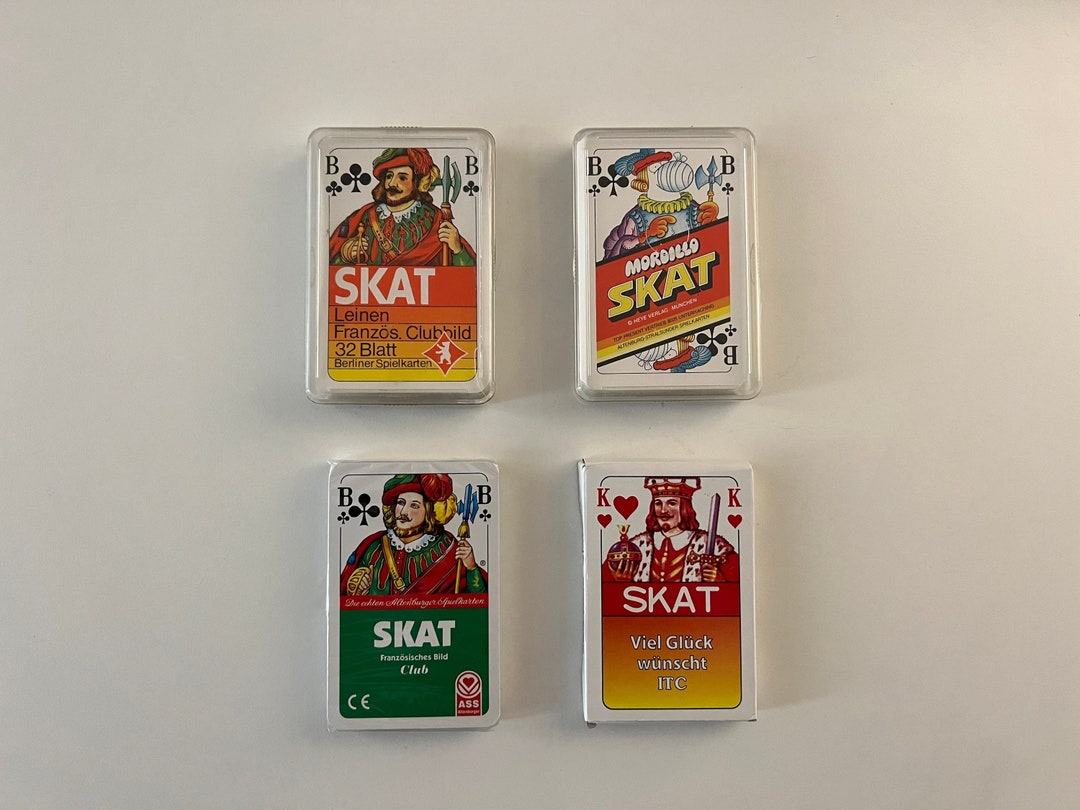 German SKAT Playing Cards (32 Cards) Tarock Playing Cards (published in ...