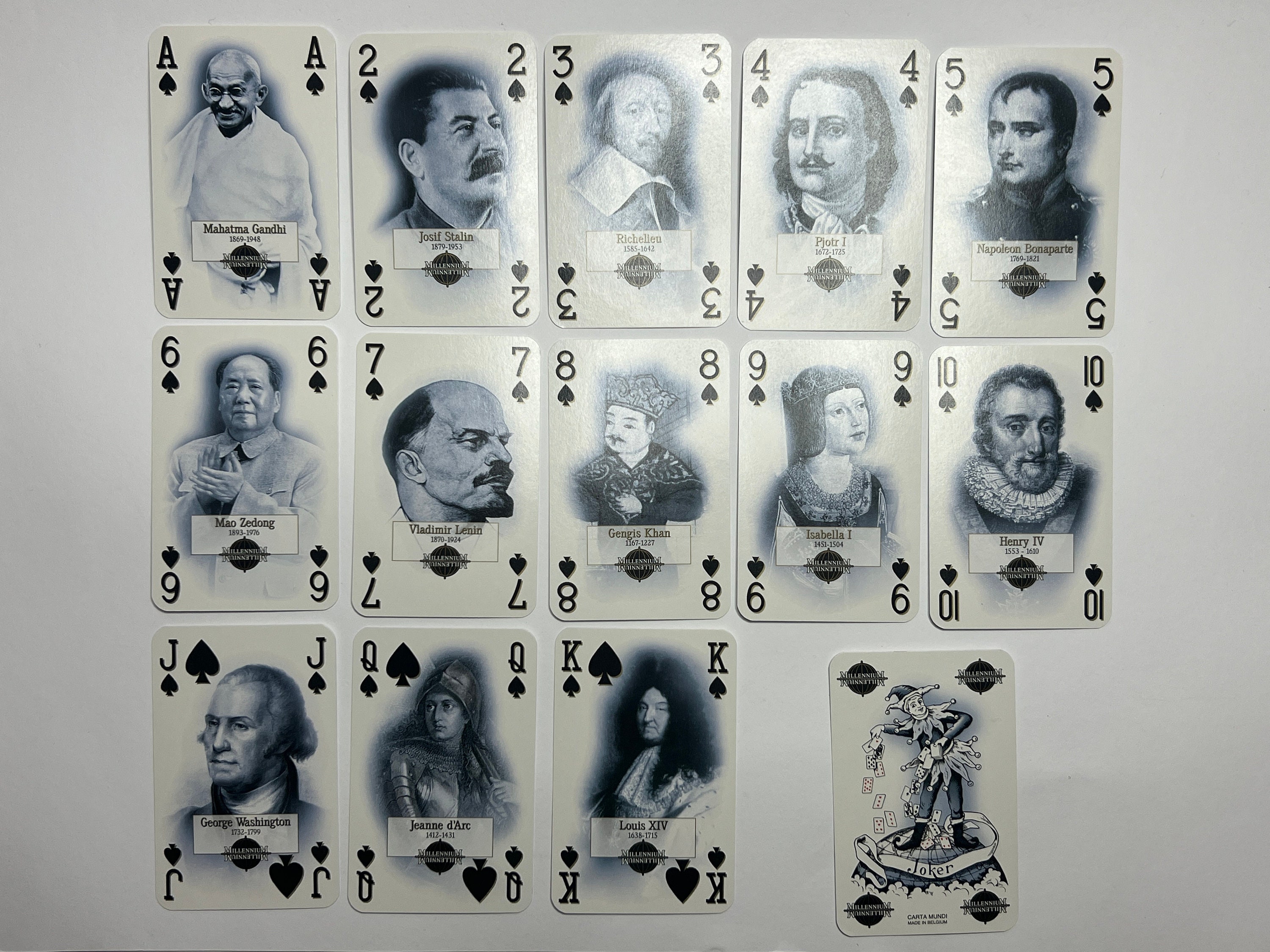 Vintage (2000) Carta Mundi Millenium Special Edition Playing Cards ...