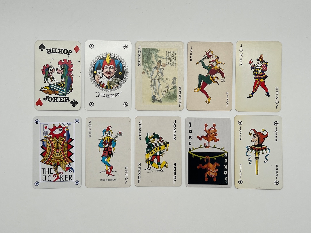 Vintage Joker Cards classic Playing Cards Joker Card Collection ...