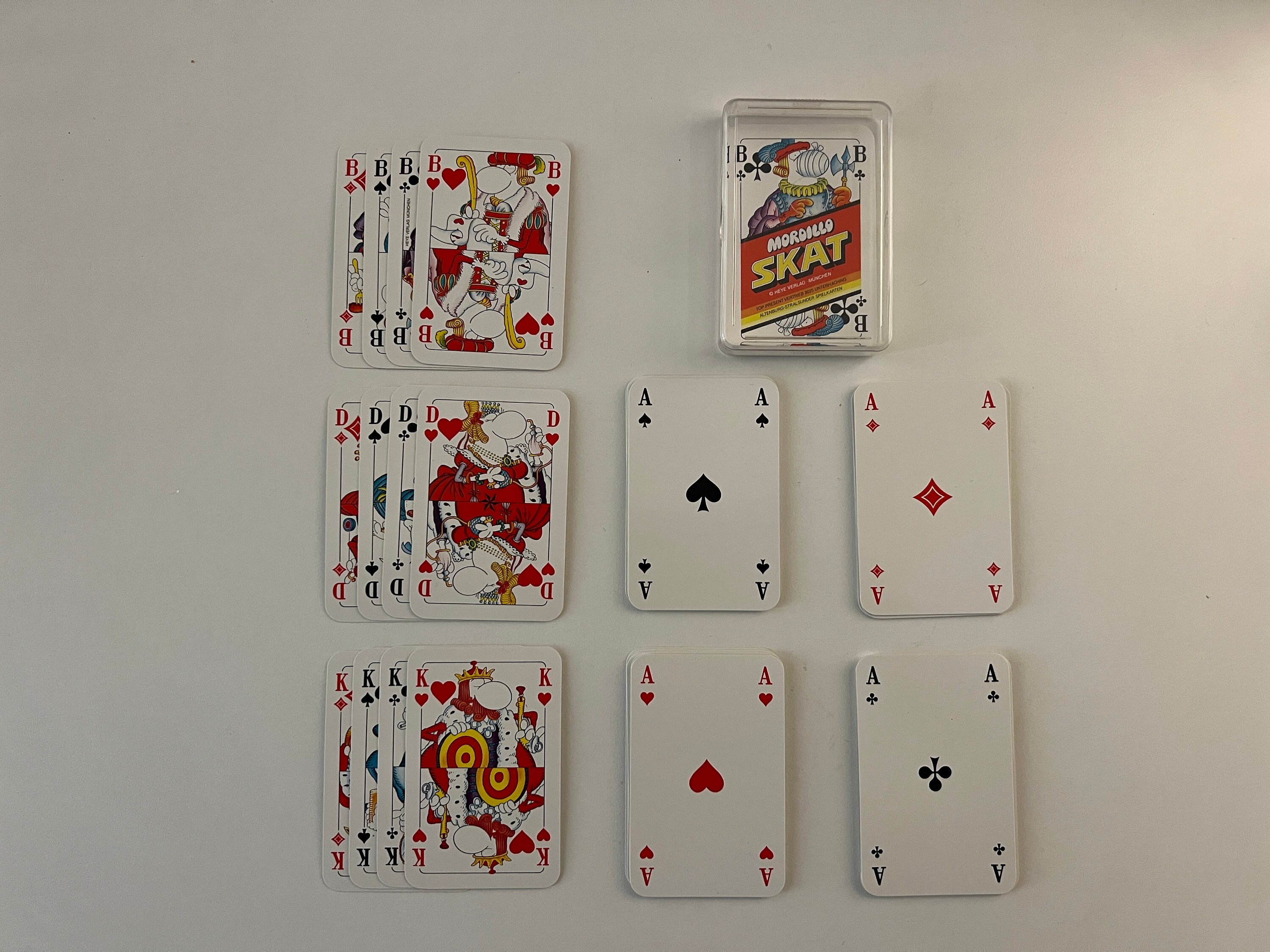 German SKAT Playing Cards (32 Cards) Tarock Playing Cards (published in ...