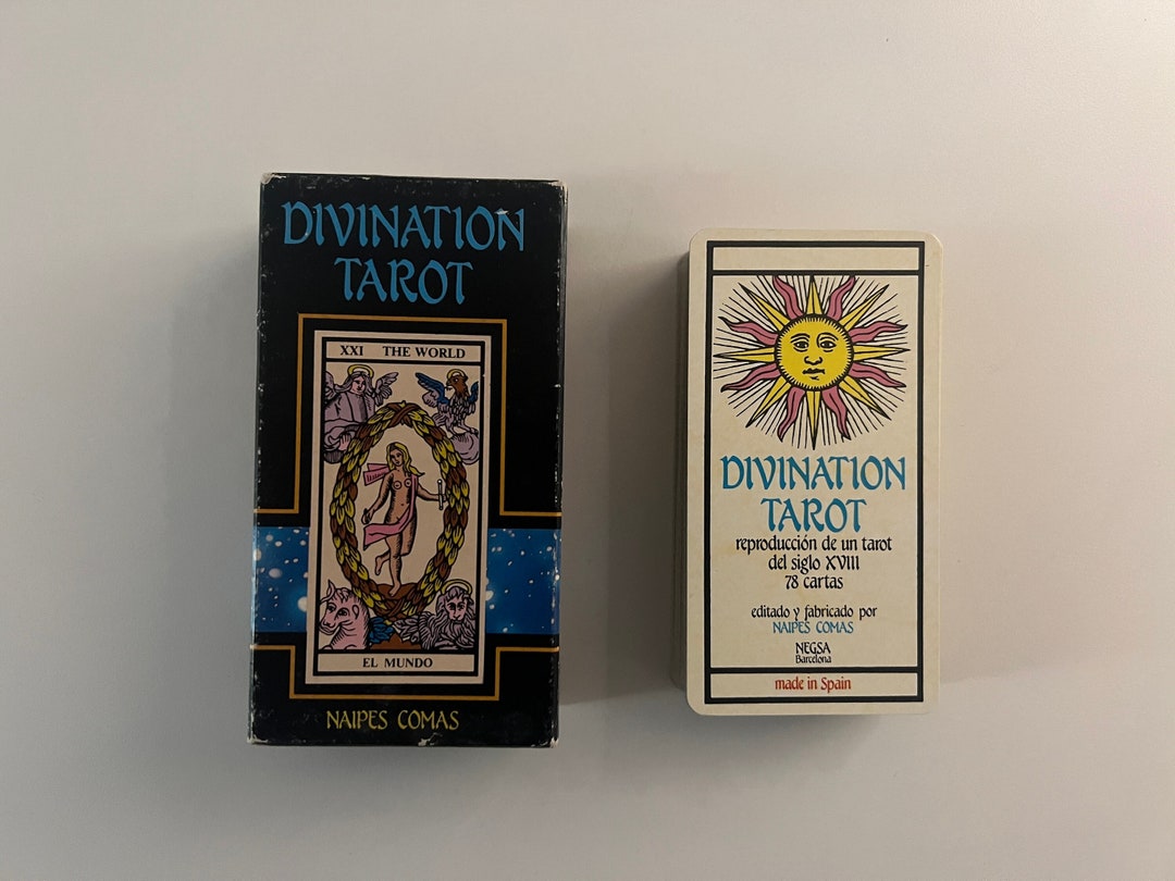 Divination Tarot (1988) by Naipes Comas (variation of the Ancien Tarot ...