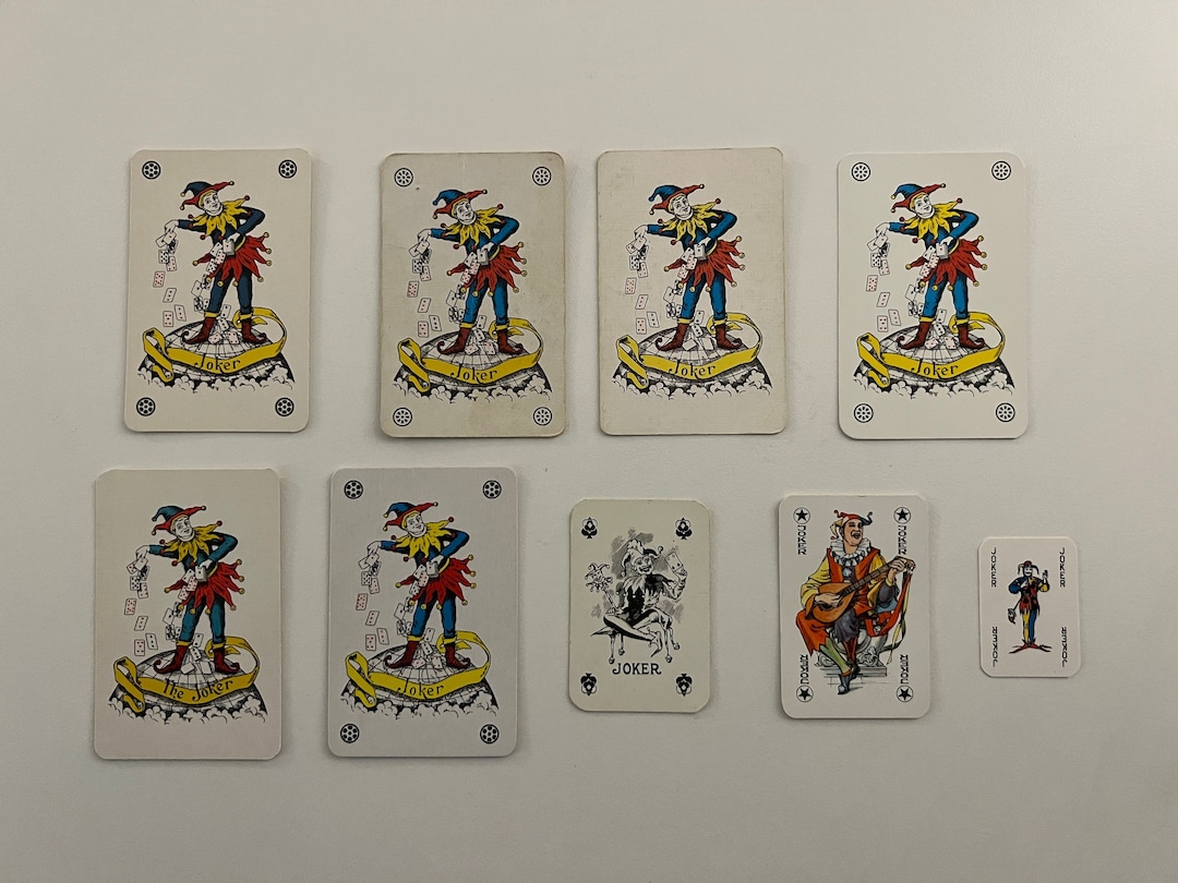 Vintage Joker Playing Cards - Single Card - Joker Collection - Swap ...