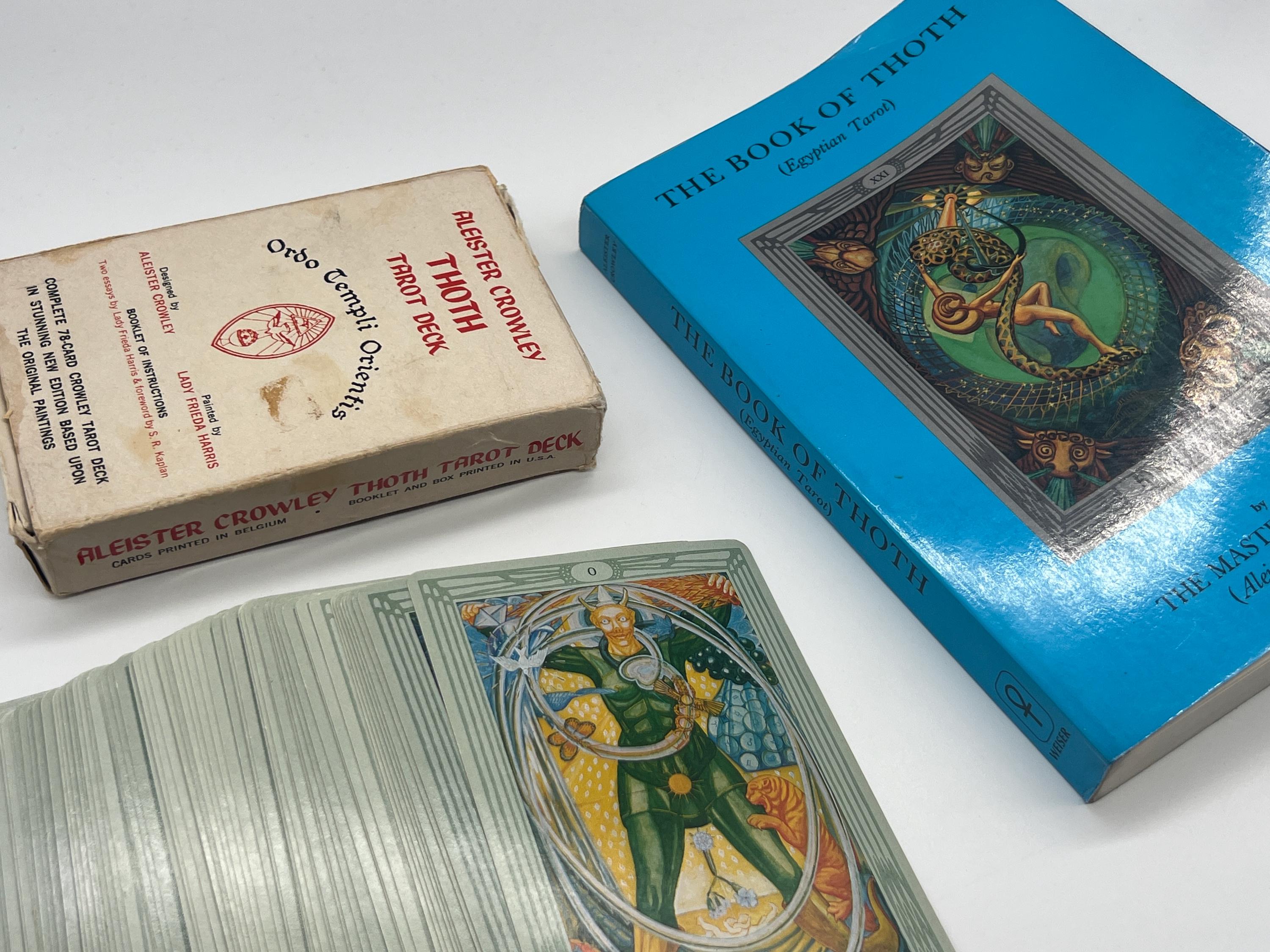 RARE Aleister Crowley Thoth Tarot Deck (ordo Templi Orientis) 1978 ...