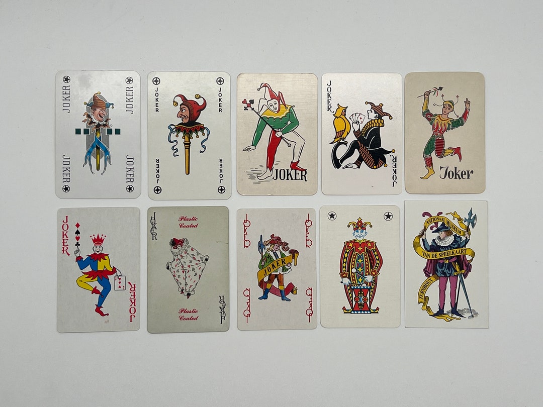 Vintage Joker Cards classic Playing Cards Joker Card Collection ...