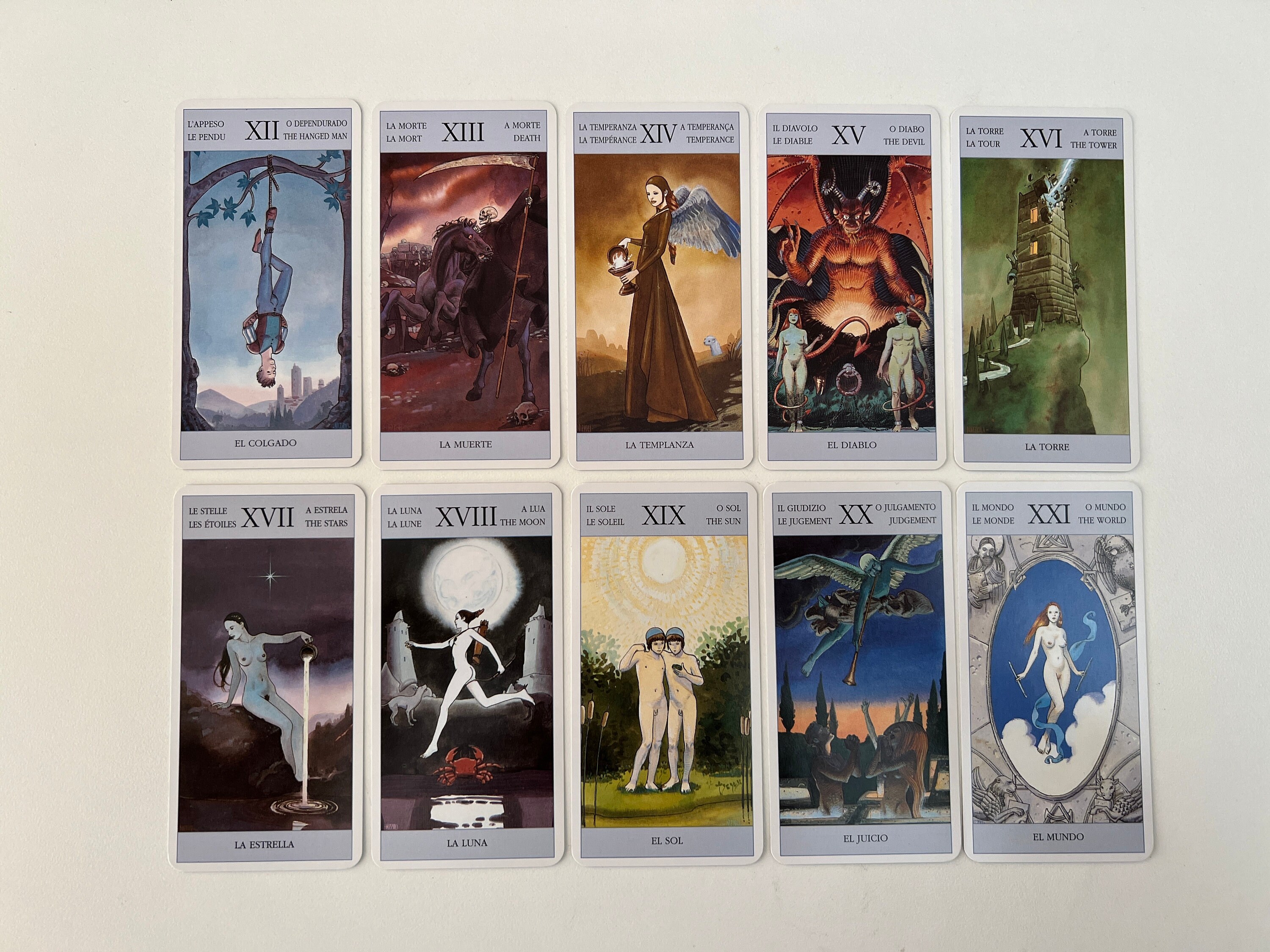 Vintage 2001 Secrets Tarot tarocchi Dei Segreti Tarot De Los Segredos ...