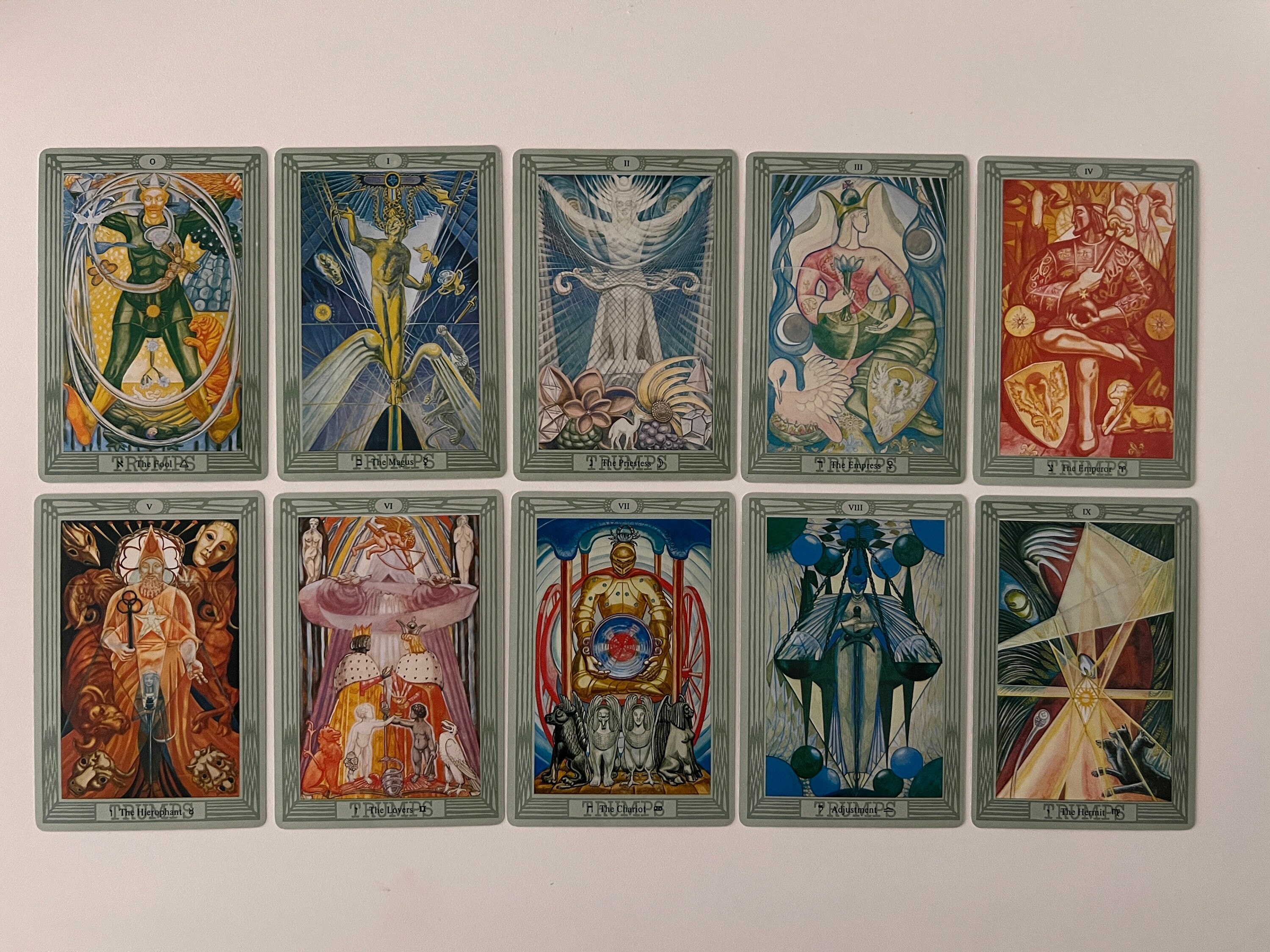 RARE Aleister Crowley Thoth Tarot Deck ordo Templi Orientis - Etsy ...