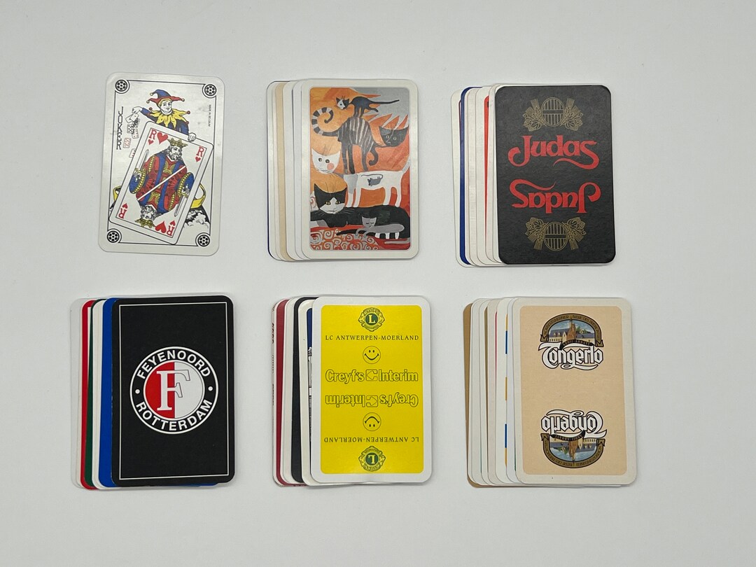 Set of Vintage Joker Cards (classic Playing Cards) Joker Card ...