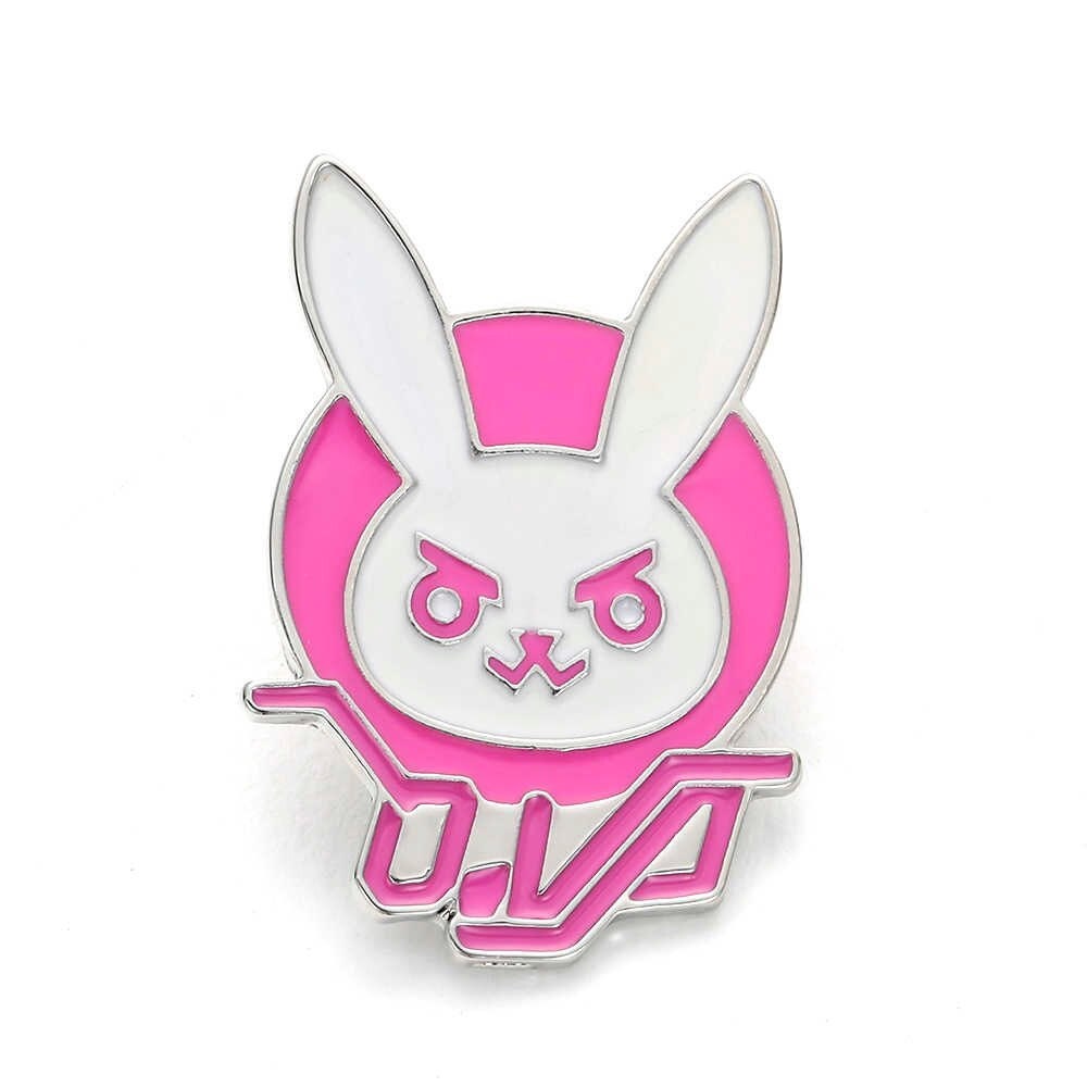 Overwatch D.va Dva Logo Pin Badge Brooch Gamer Gaming Retro | Etsy UK