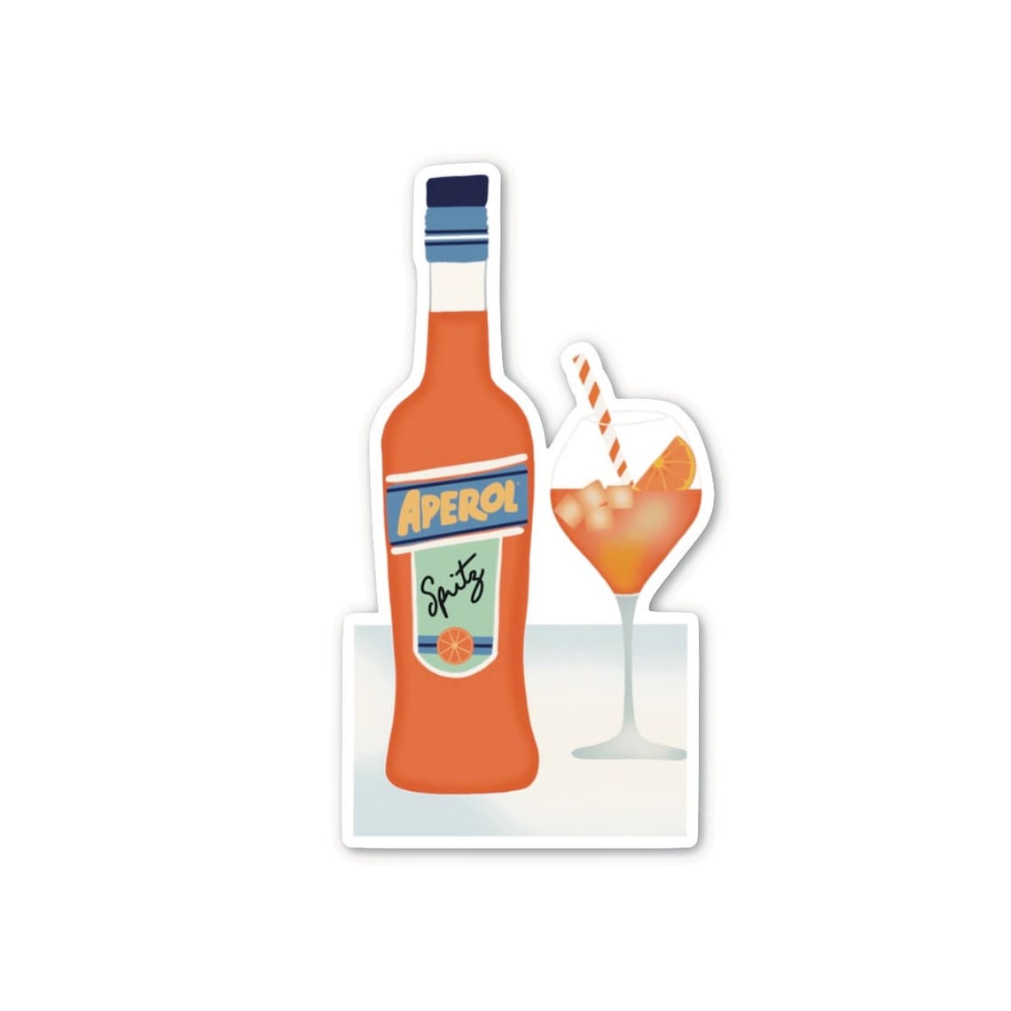 Aperol Spritz Sticker - Etsy