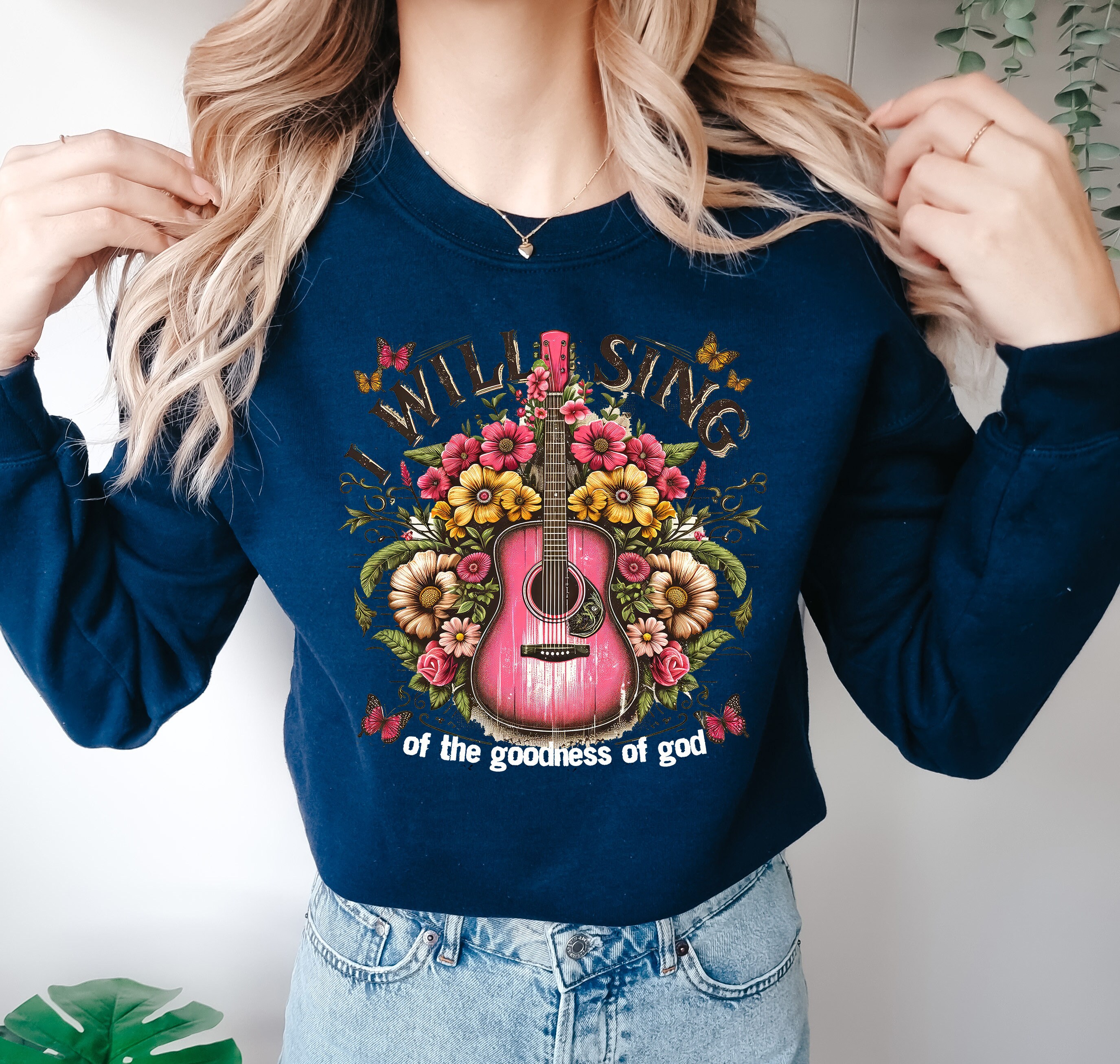 Christian Music Sweatshirt, I Will Sing Sweatshirt, Religious Gift ...