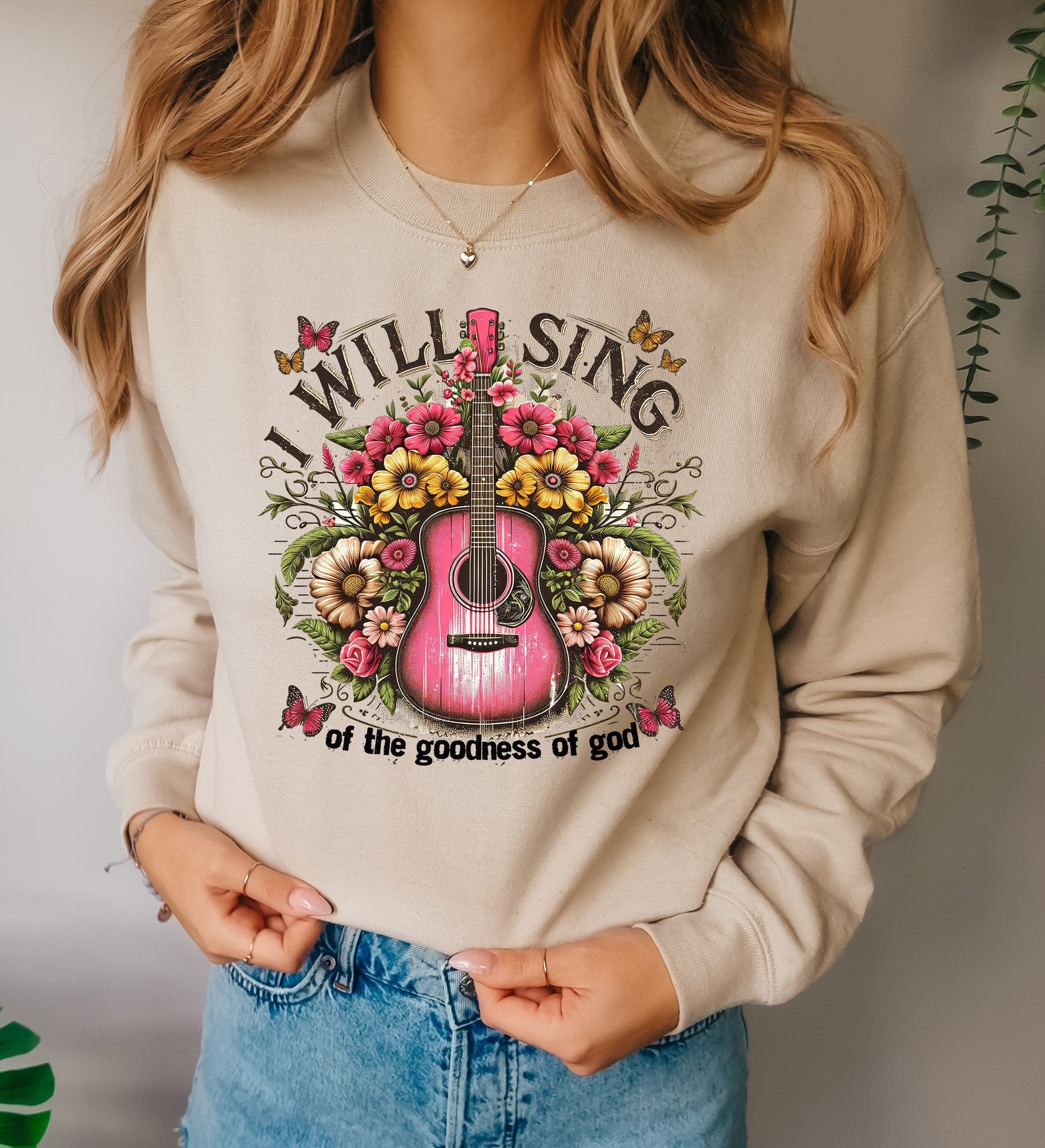 Christian Music Sweatshirt, I Will Sing Sweatshirt, Religious Gift ...