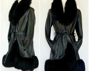 Princess Leather Coat - Etsy