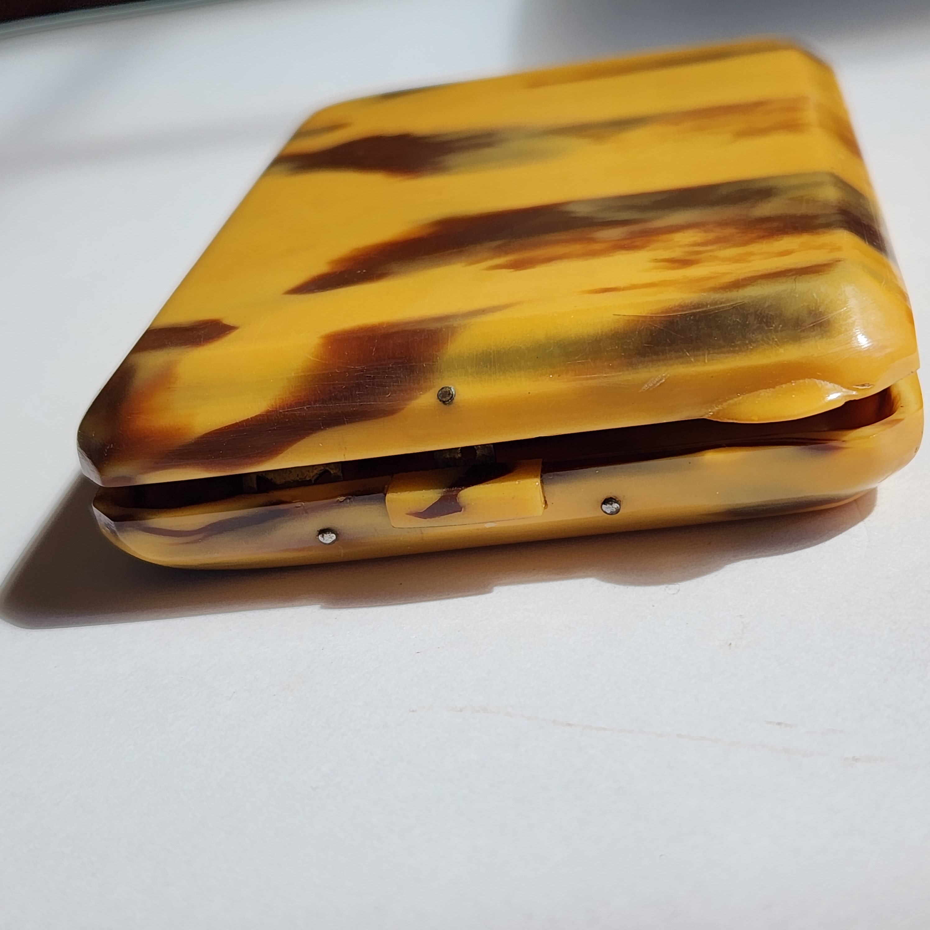 1940s Bakelite Marbled Cigarette Case - Etsy
