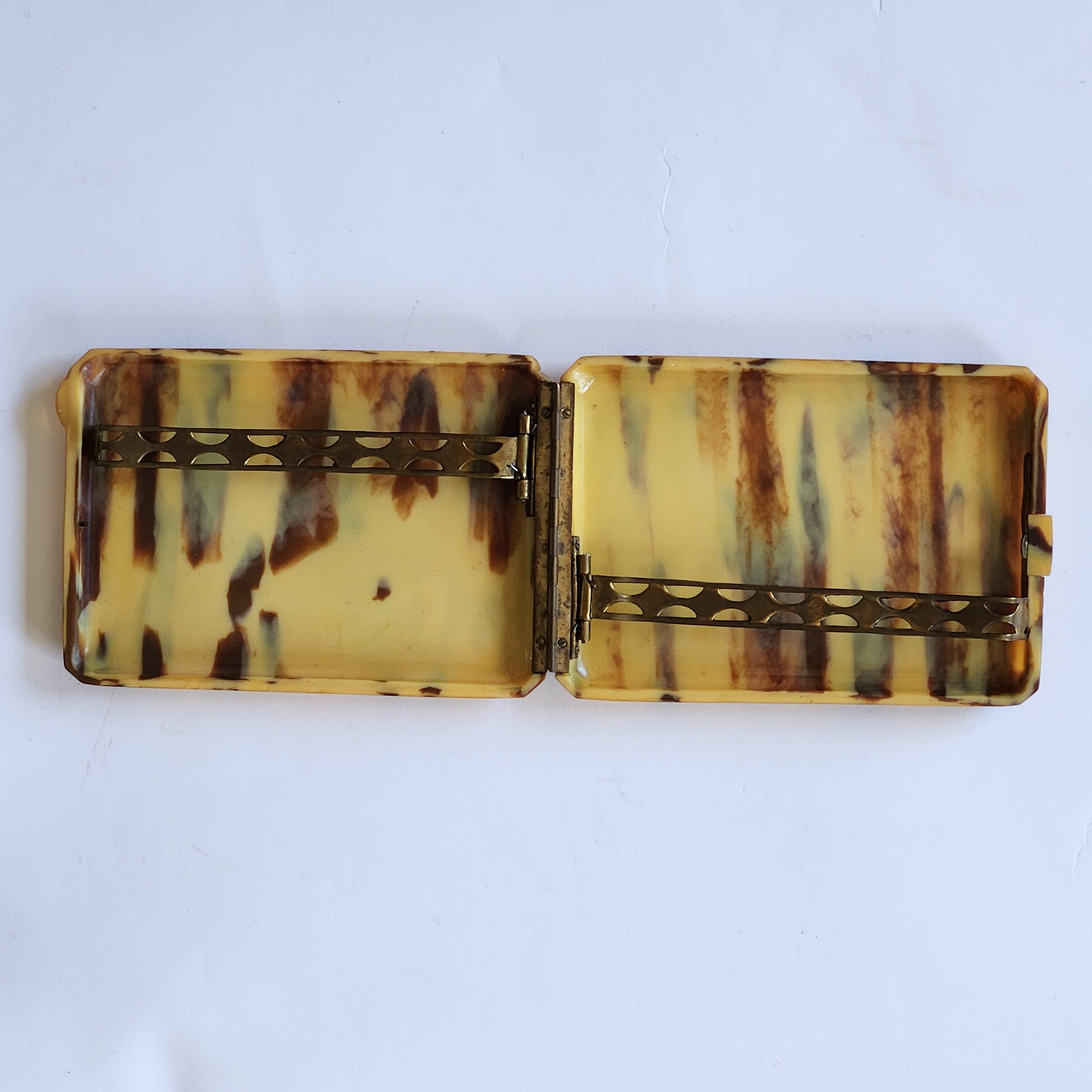1940s Bakelite Marbled Cigarette Case Rare! - Etsy
