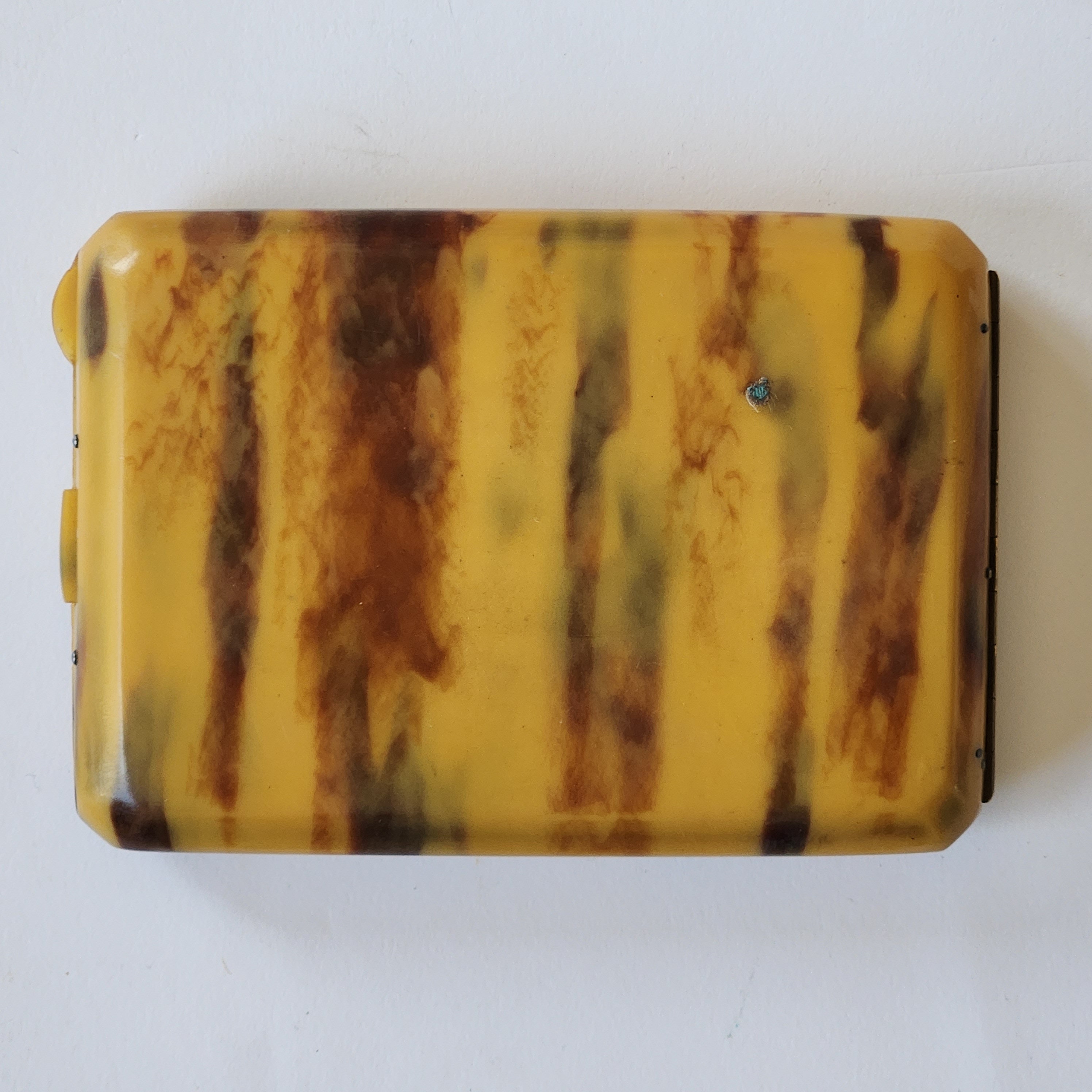 1940s Bakelite Marbled Cigarette Case Rare! - Etsy