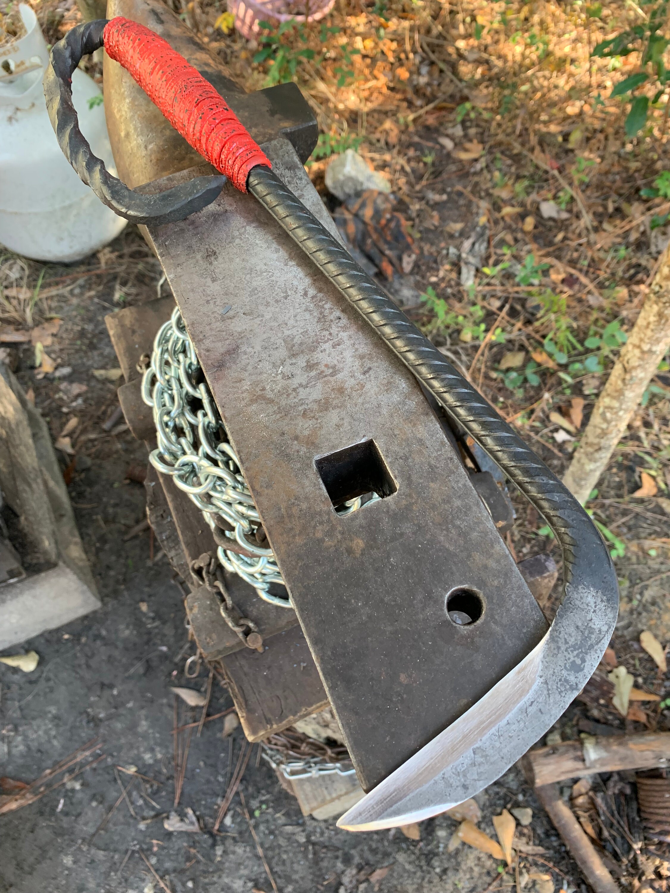 Hand Forged D Guard Kama - Etsy