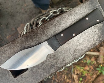 Hand Forged Skinning Knife - Etsy