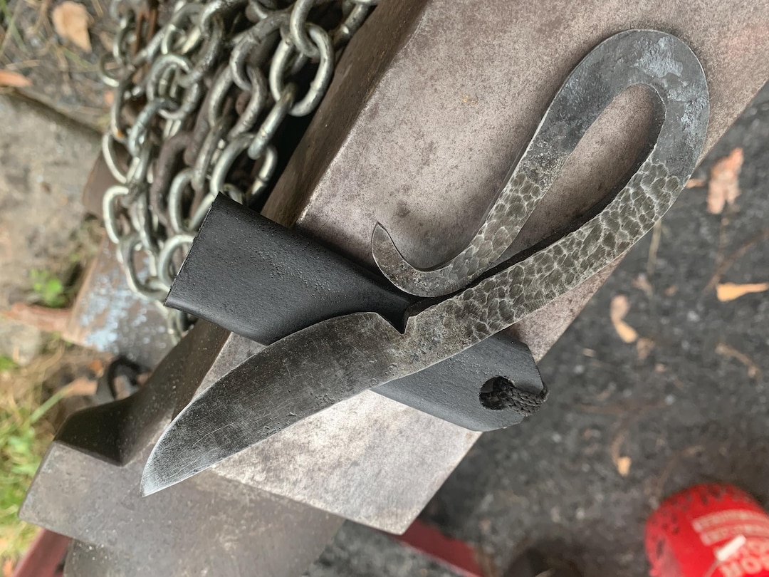 Hand Forged Blacksmith’s Knife/ Neck Knife - Etsy